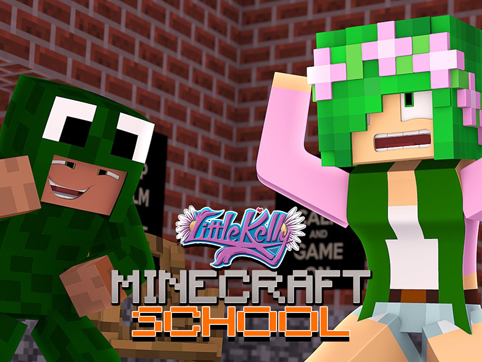 Prime Video: Clip: Little Kelly - Minecraft School