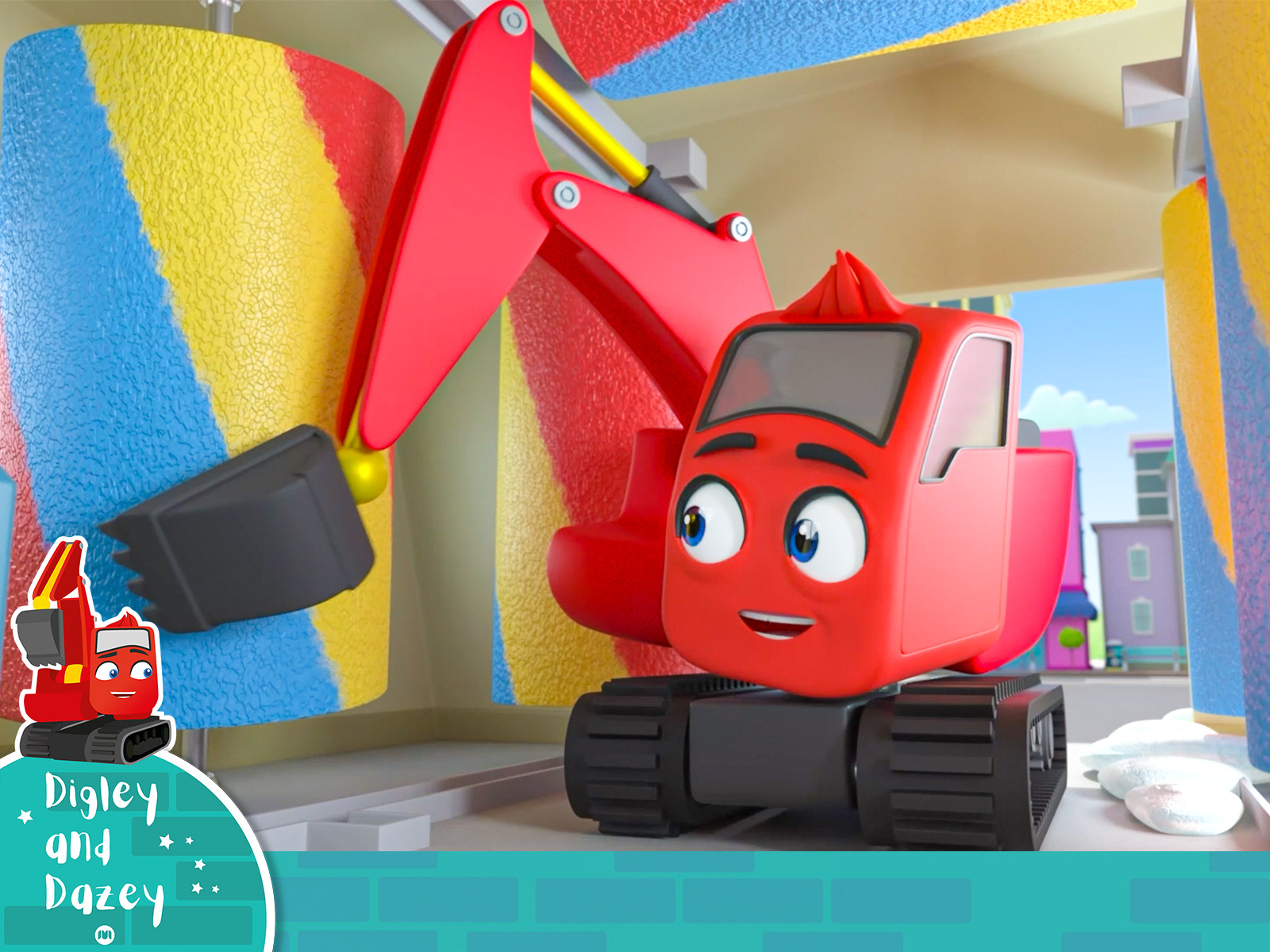 Prime Video: Digley & Dazey - Vehicle Cartoons for Kids (Made by Little ...