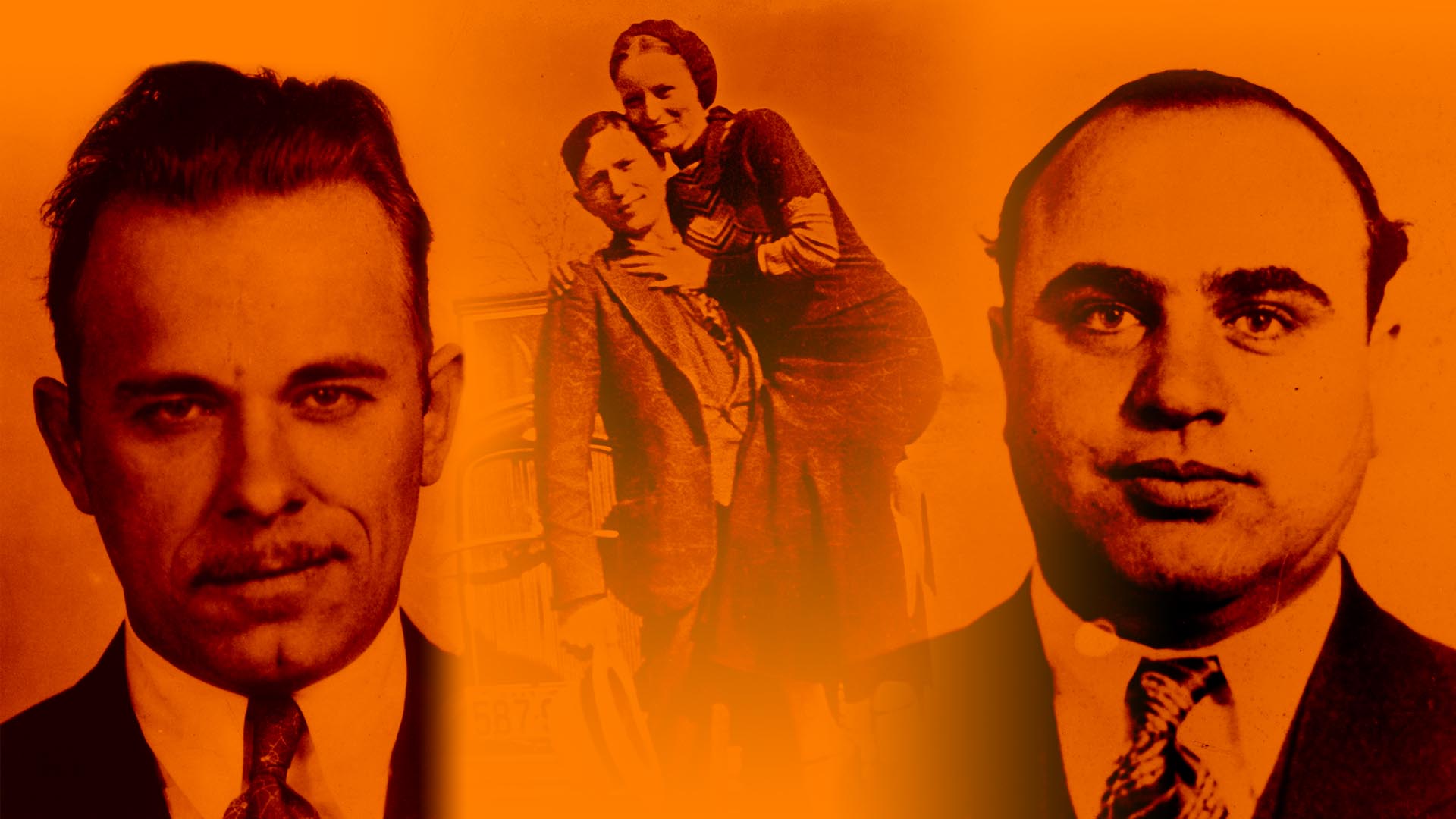 Watch The Gangster Files: Bonnie & Clyde, Al Capone, John Dillinger ...