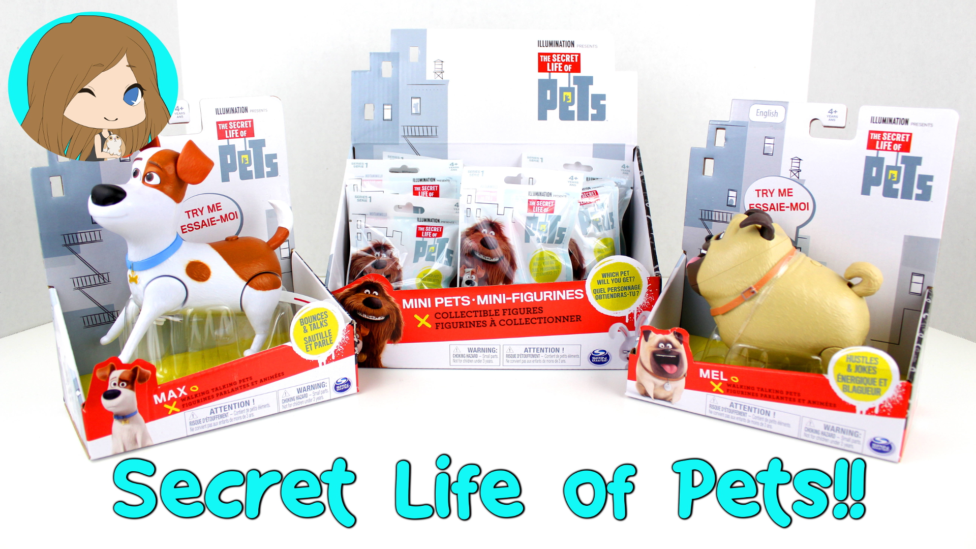 Amazon.com: The Secret Life Of Pets NEW TOYS Illumination Max & Mel ...