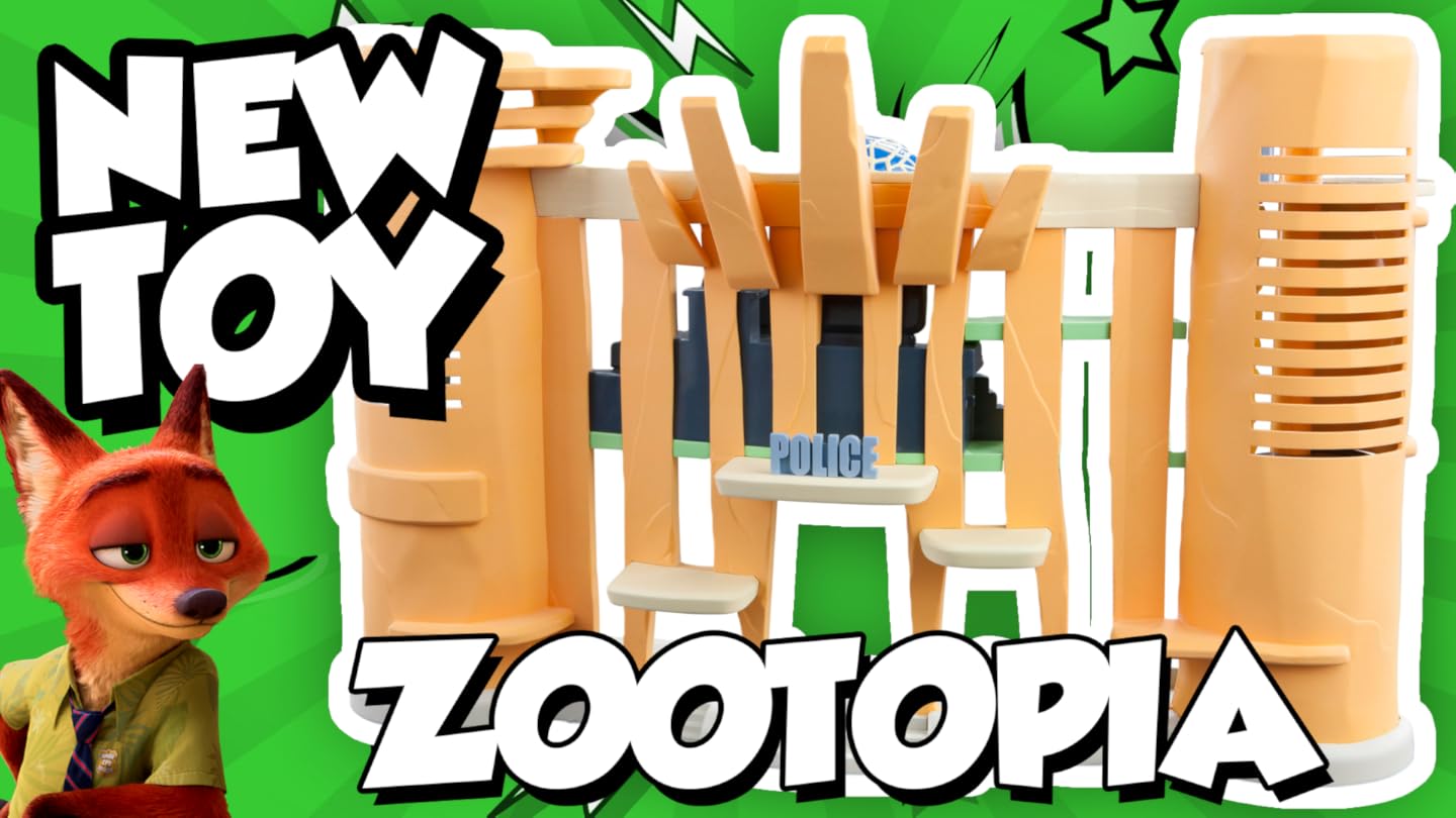 Amazon.com: ZOOTOPIA Disney "New Toys" + Zootopia Police Station, Pop ...