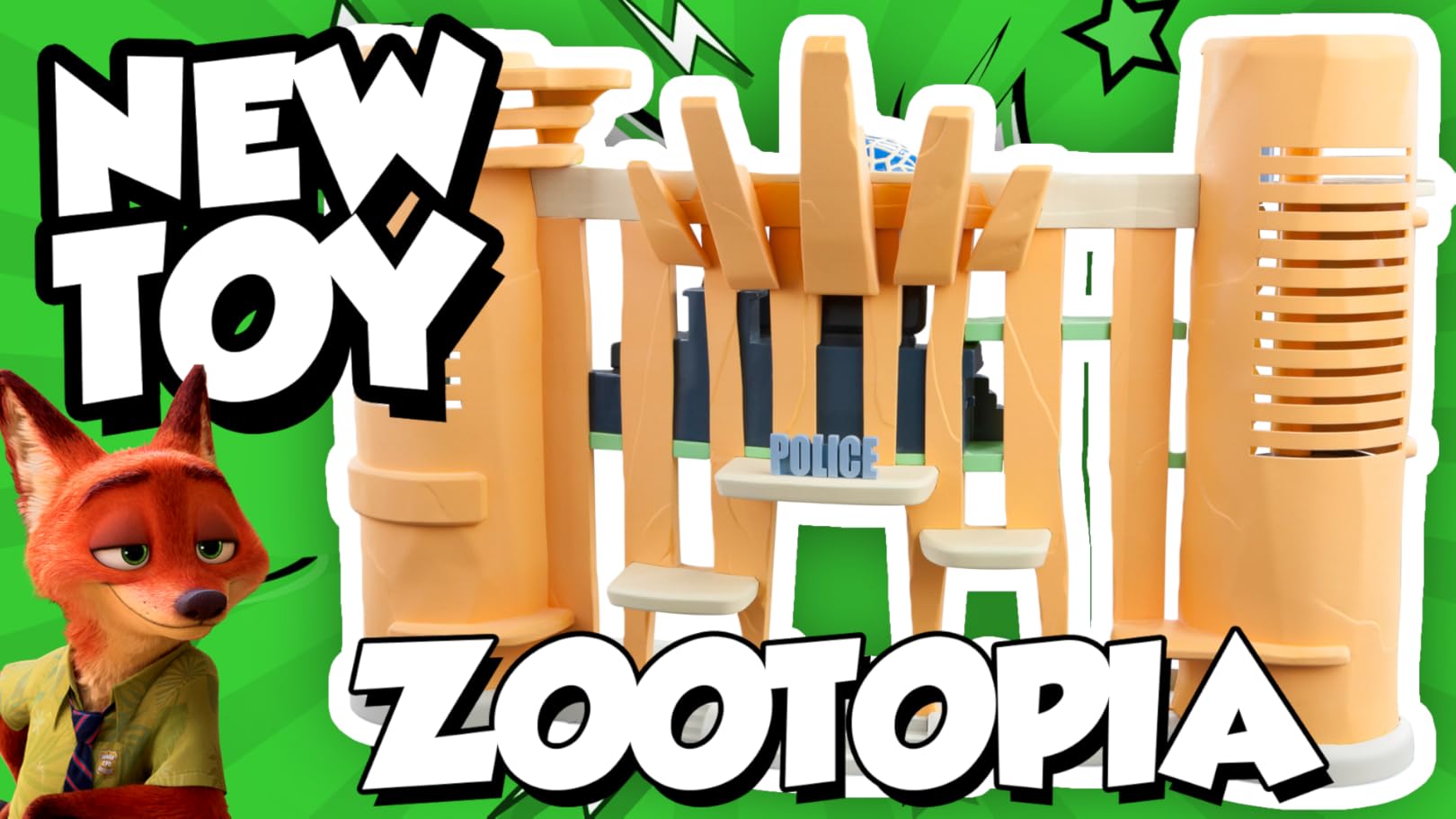 Amazon.co.jp: ZOOTOPIA Disney "New Toys" + Zootopia Police Station, Pop ...