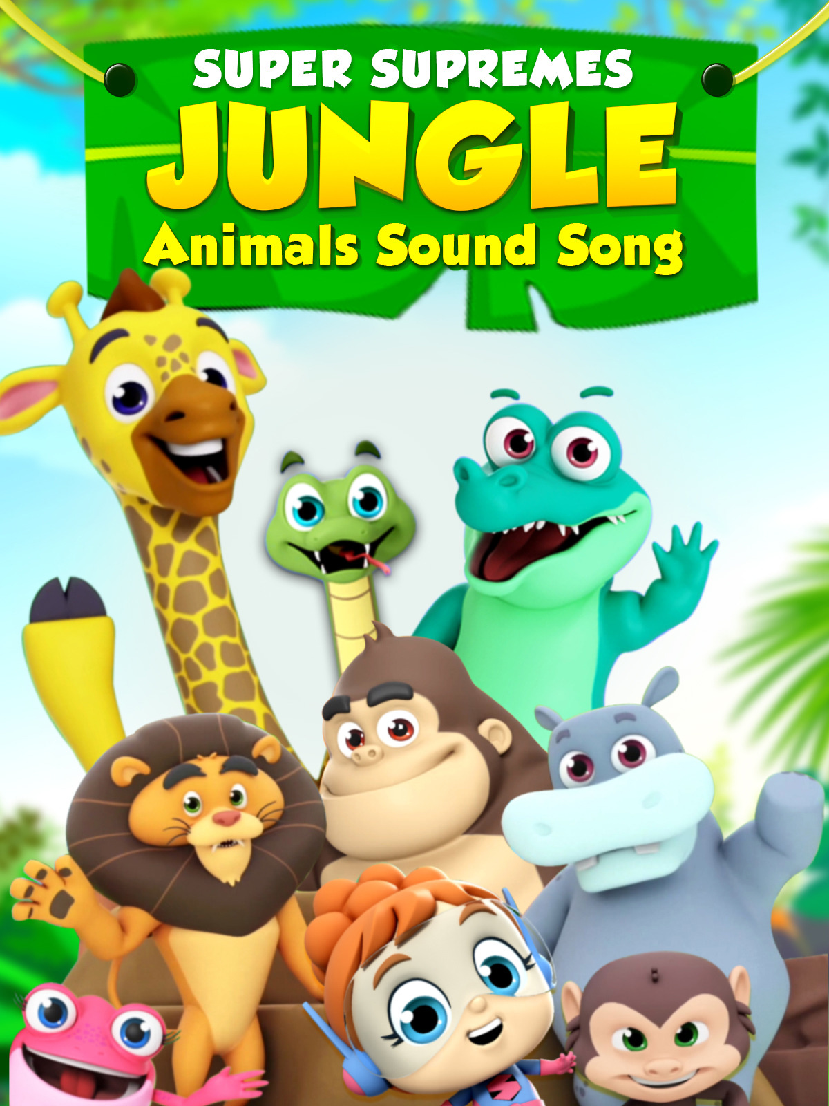 Prime Video: Jungle Animals Sound Song - Super Supremes