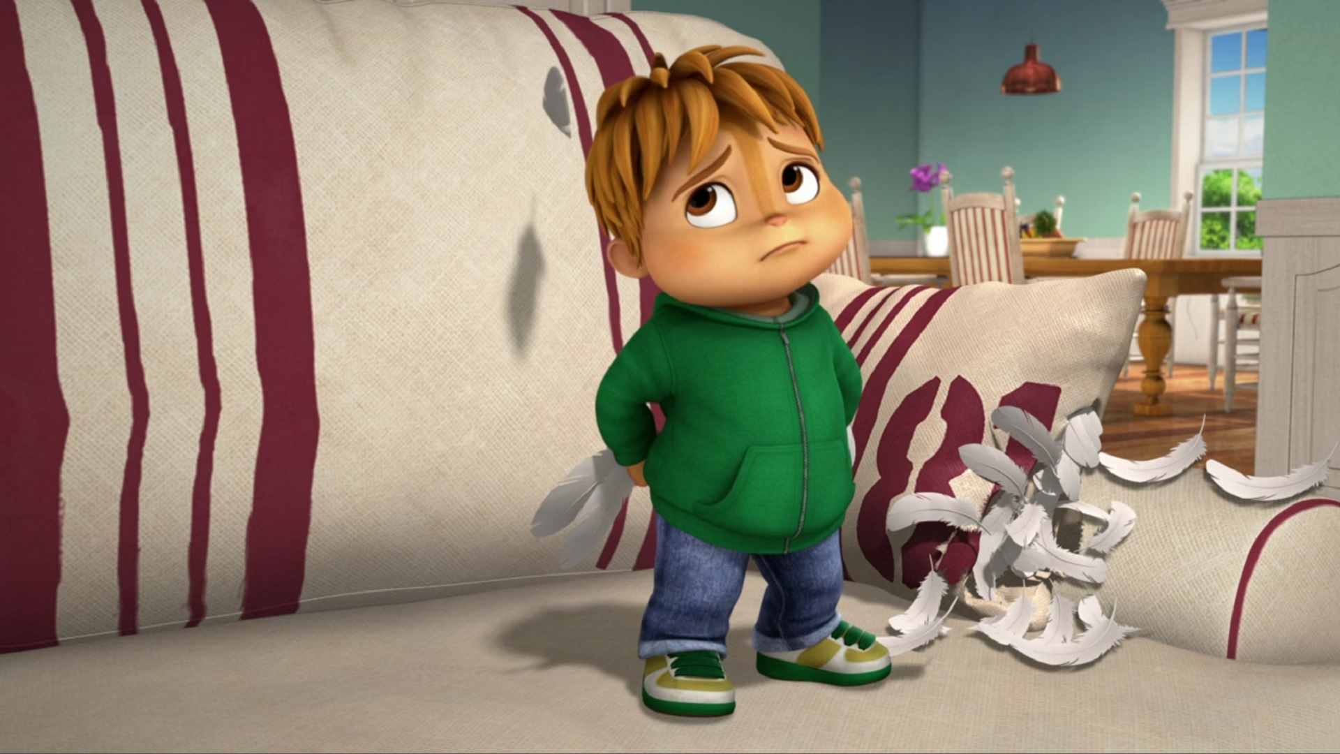 Theodore Chipmunk Scared