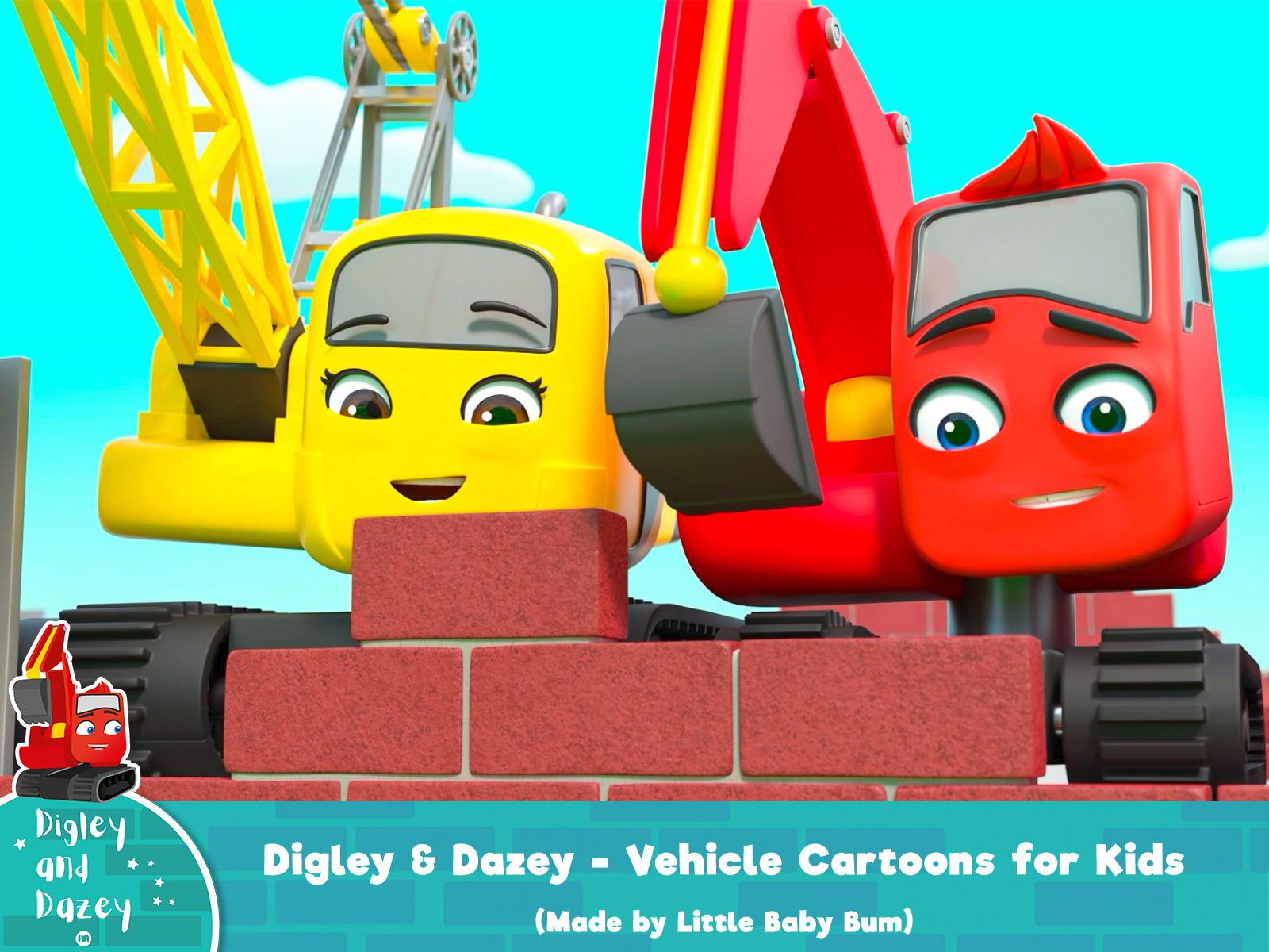 Prime Video: Digley & Dazey - Vehicle Cartoons for Kids (Made by Little ...