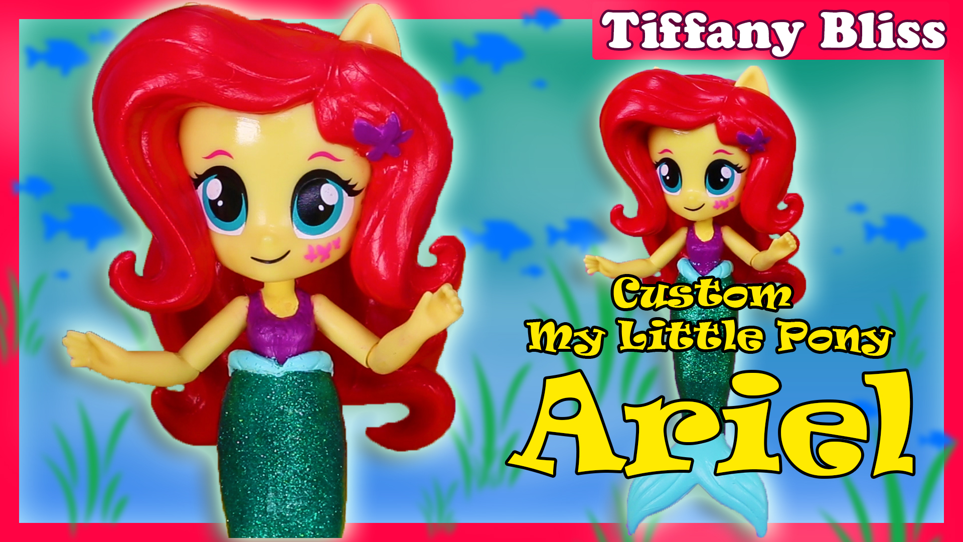 Amazon.co.jp: Ariel The Little Mermaid Custom My Little Pony Equestria ...