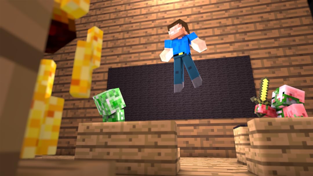 Watch Clip: Mobs School in Minecraft | Prime Video