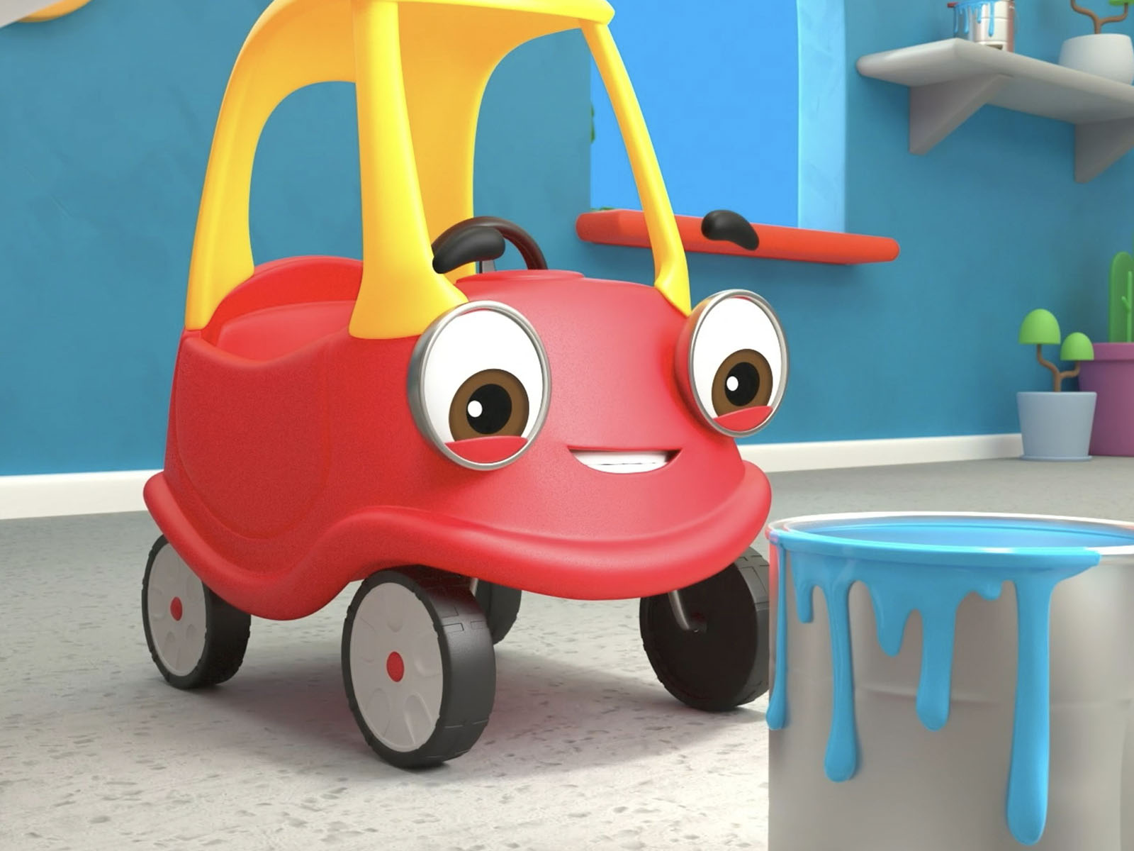 Prime Video: Let's Go Cozy Coupe! - Cartoons for Kids