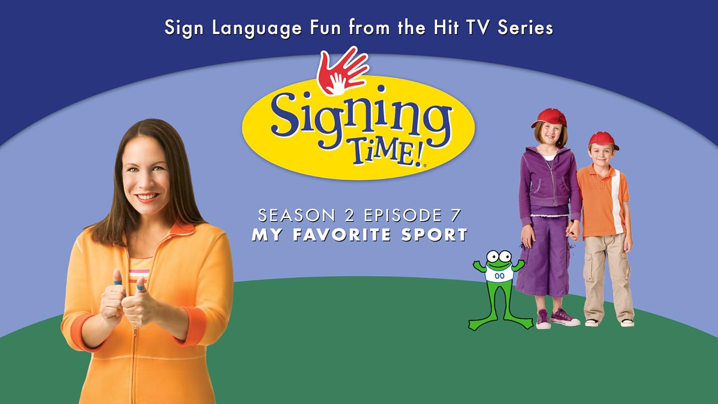 Amazon.com: Signing Time Season 2 Episode 7: My Favorite Sport : Rachel ...
