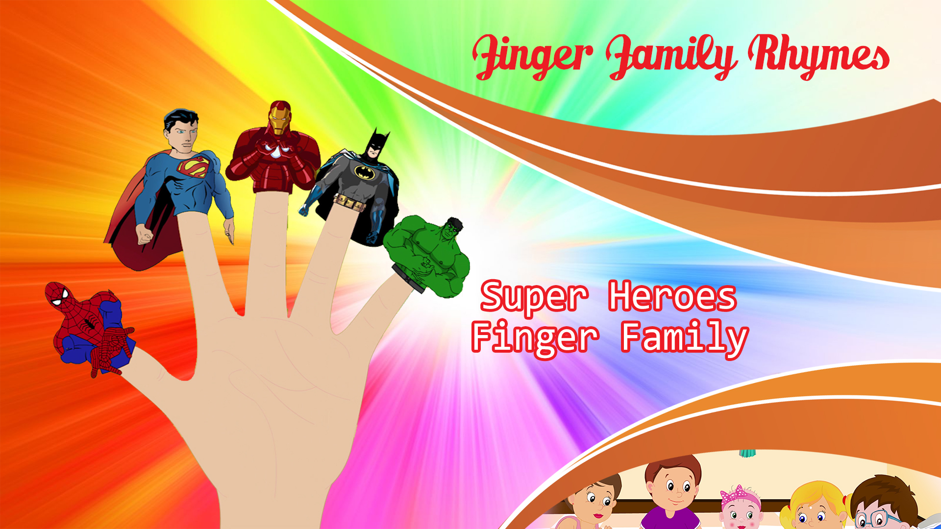 Amazon.com: Finger Family Rhymes - Super Heroes Finger Family ...