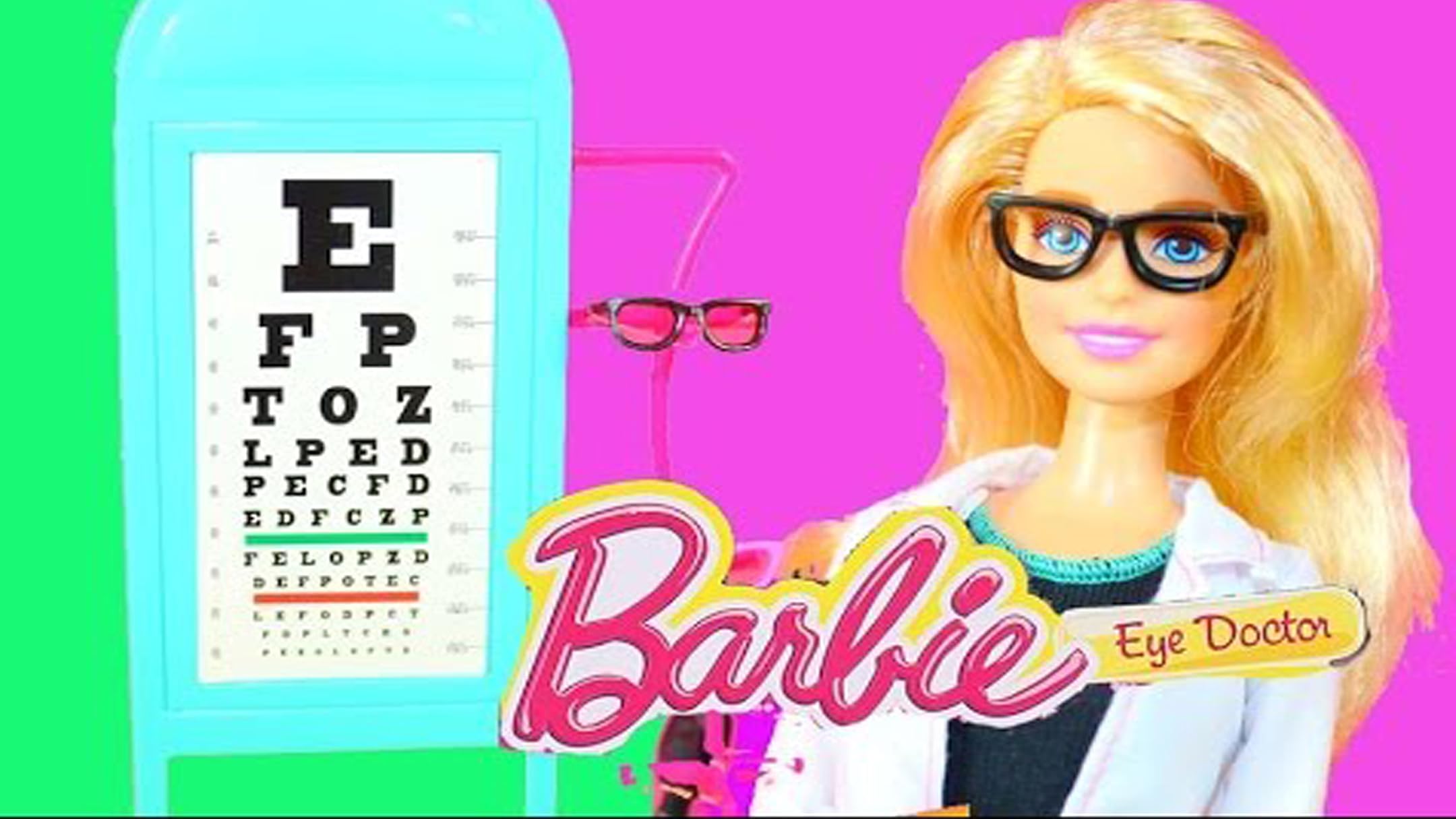 Amazon.de: BARBIE EYE DOCTOR Optometrist Barbie Baby Doll & Eye Doctor ...