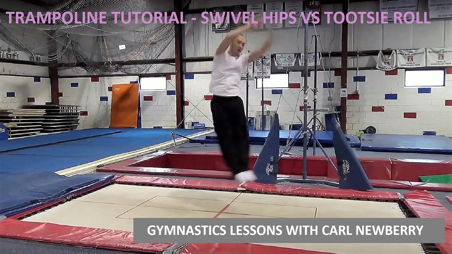Watch Trampoline Tutorial: Swivel Hips vs Tootsie Roll - Gymnastics ...