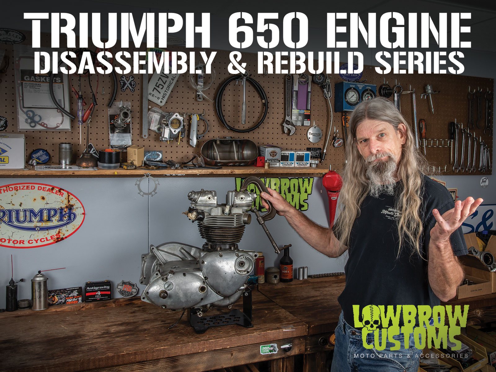 Prime Video: Triumph 650 Motorcycle Engine Disassembly & Rebuild