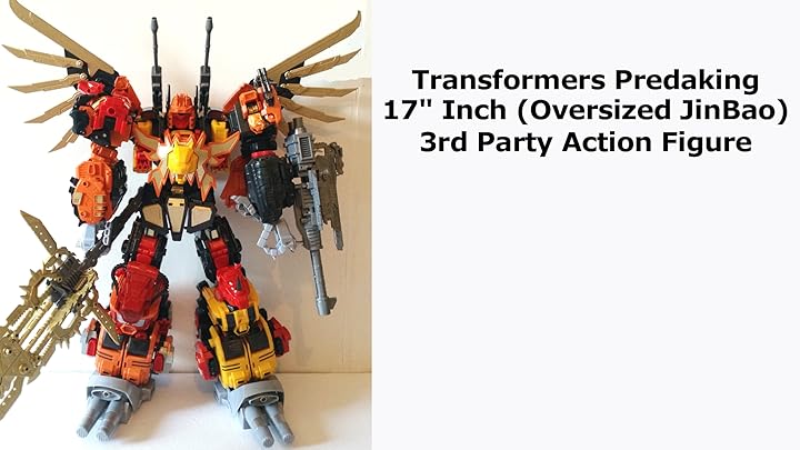 Amazon.de: Review: Transformers Predaking 17" Inch (Oversized JinBao ...