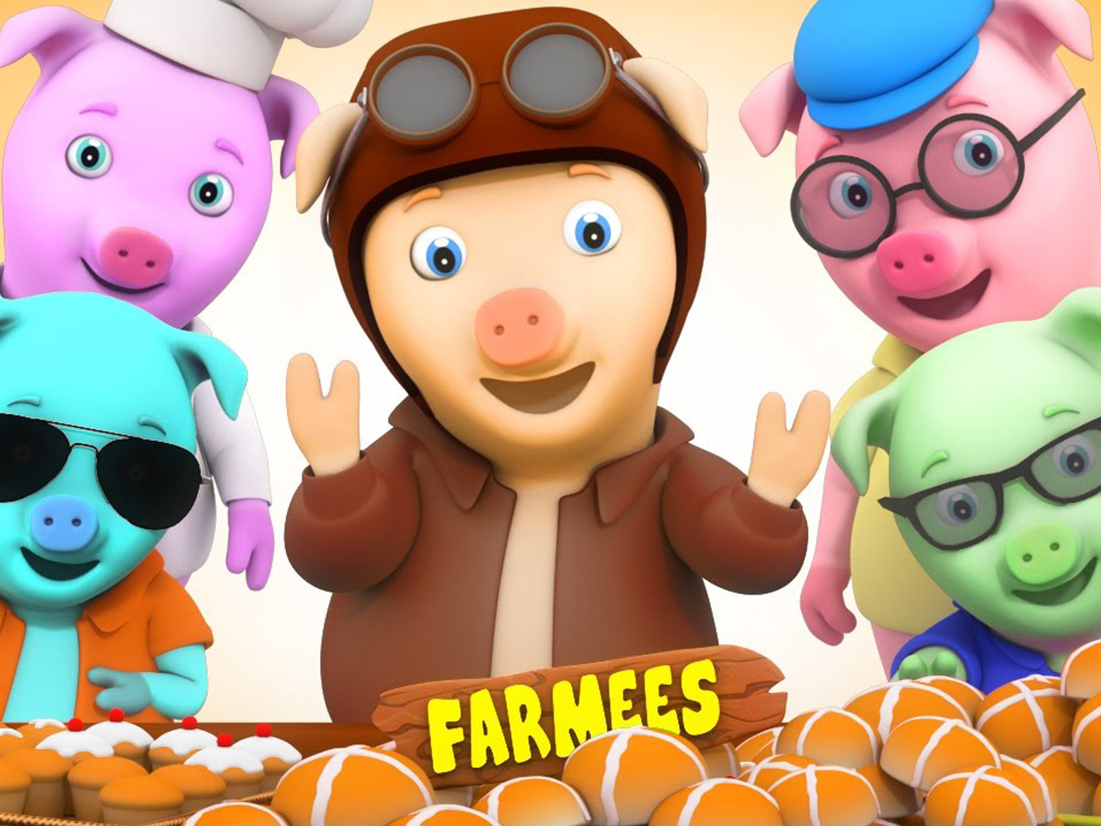Prime Video: Farmees - Nursery Rhymes and Kids Songs