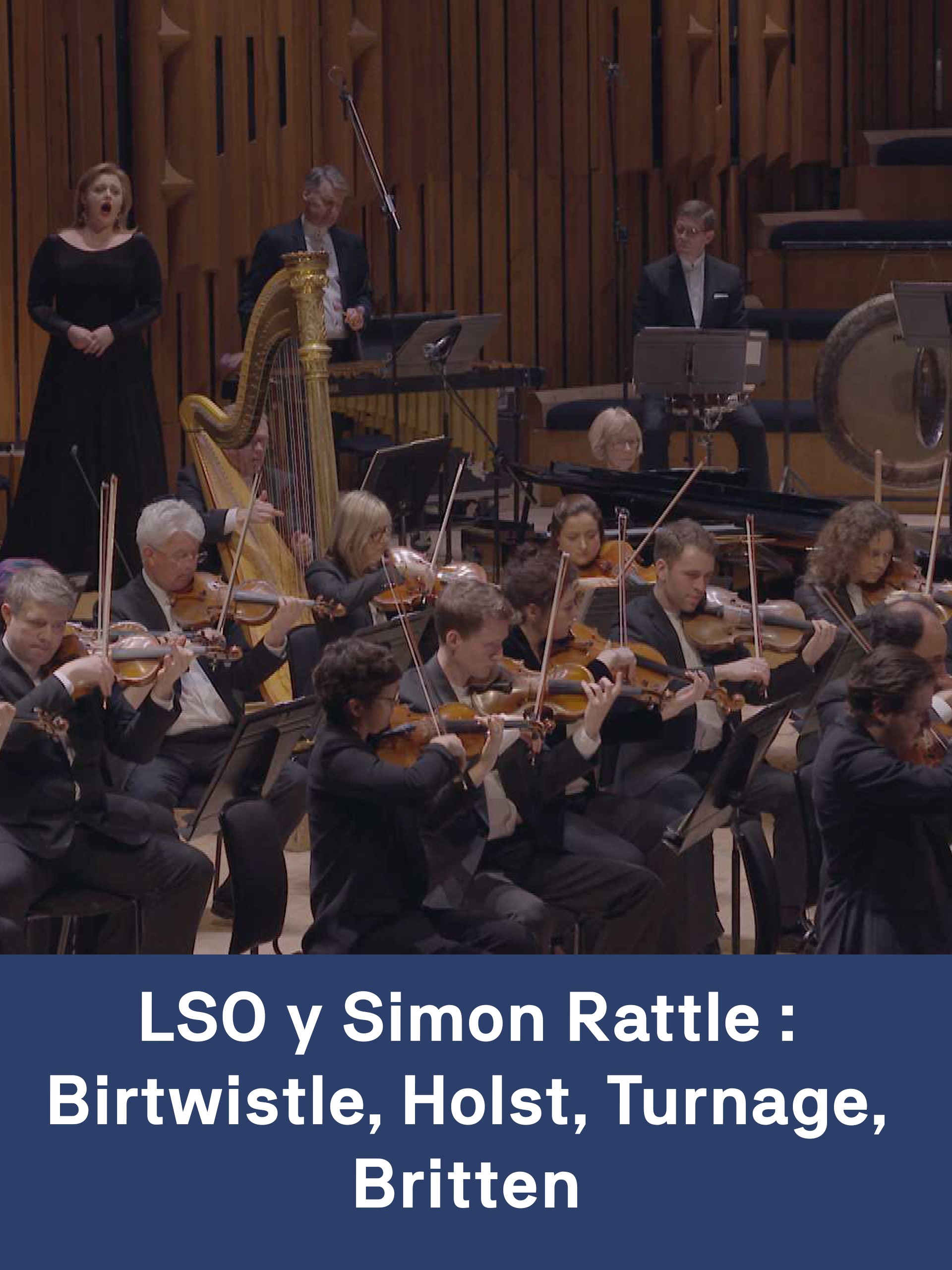 Prime Video: Simon Rattle y la London Symphony Orchestra: Birtwistle ...