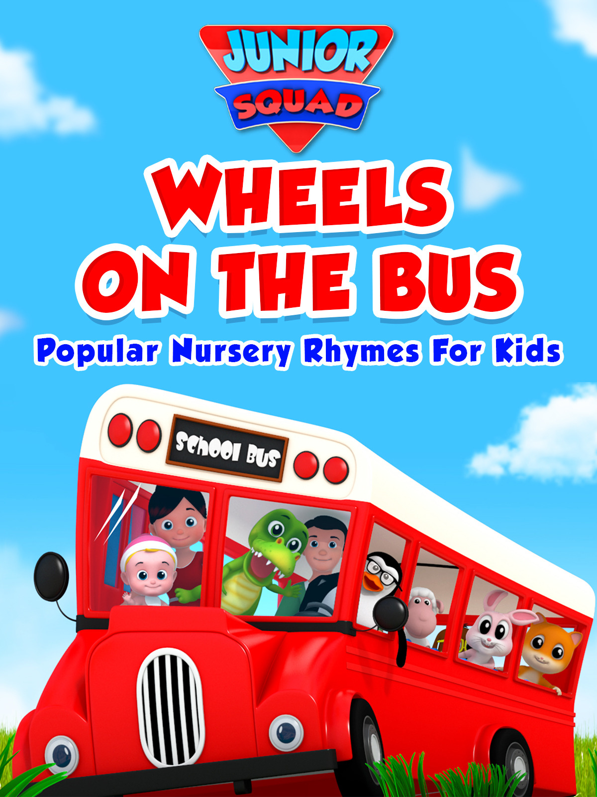 Prime Video: Wheels On The Bus Popular Nursery Rhymes for Kids - Junior ...