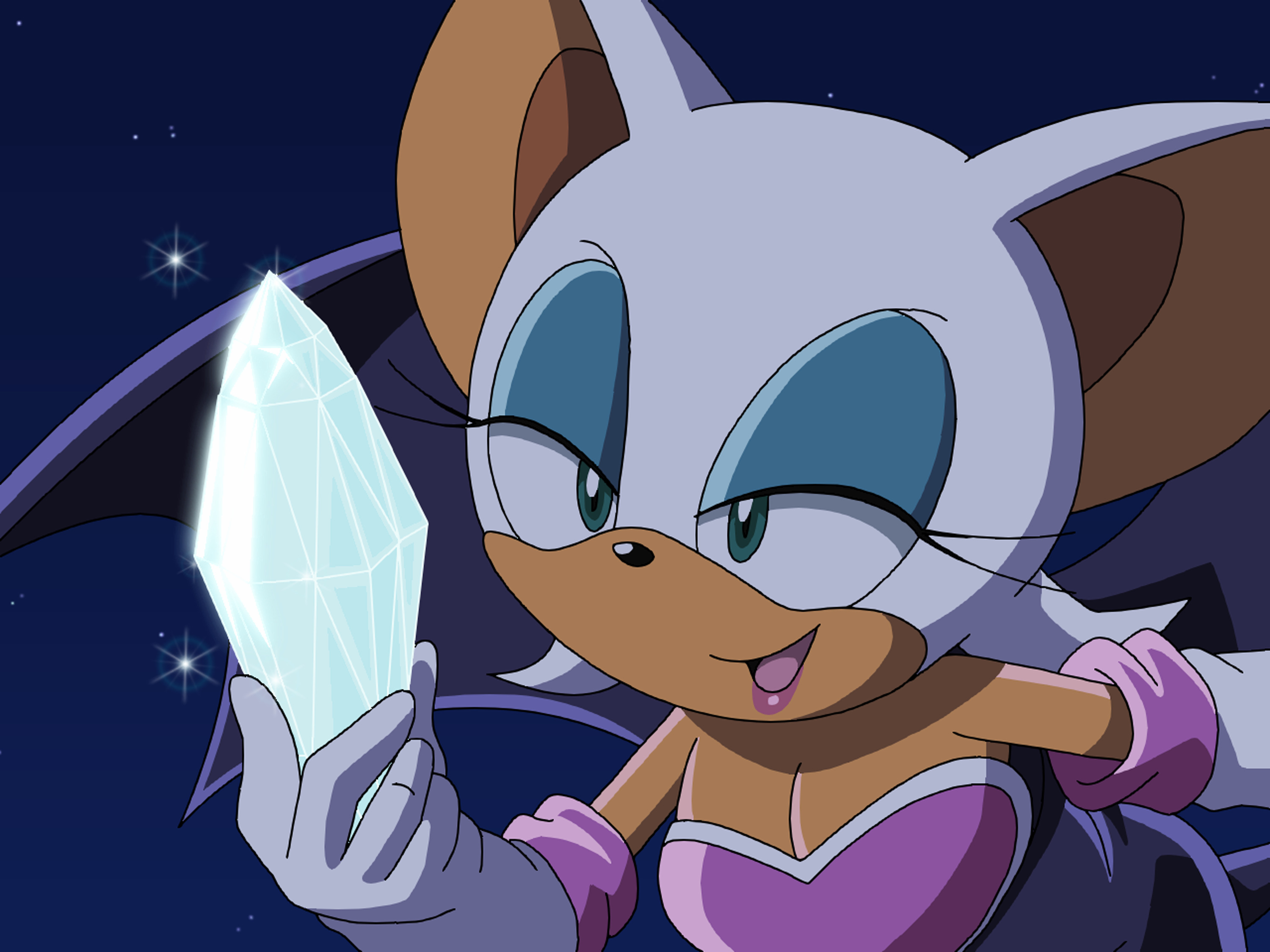Rouge the bat sonic x