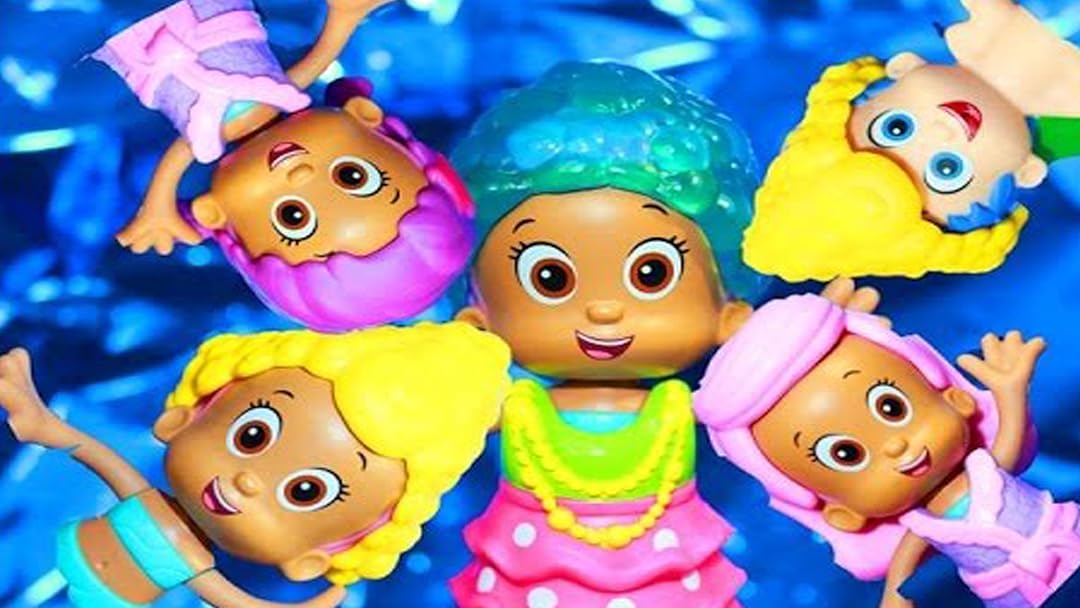 Amazon.co.jp: Bubble Guppies Molly Mermaid Hair Salon Changing Outfits ...