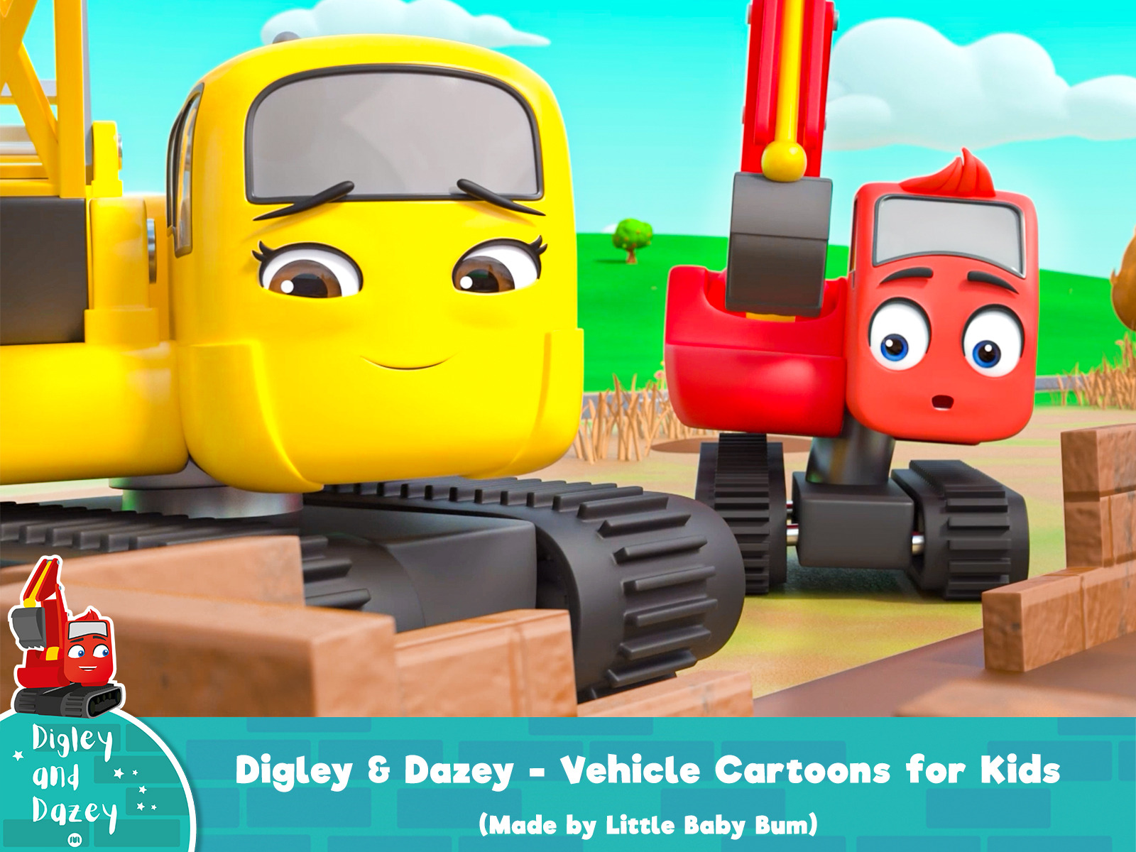 Prime Video: Digley & Dazey - Vehicle Cartoons for Kids (Made by Little ...