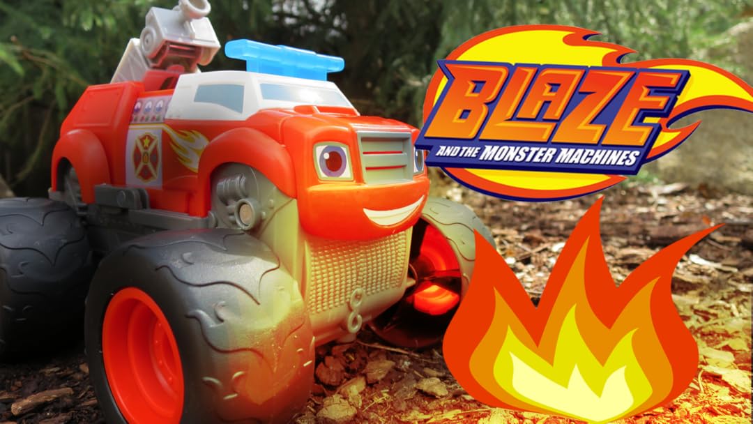 Amazon.co.jp: BLAZE AND THE MONSTER MACHINES Fire Rescue Blaze + Super ...