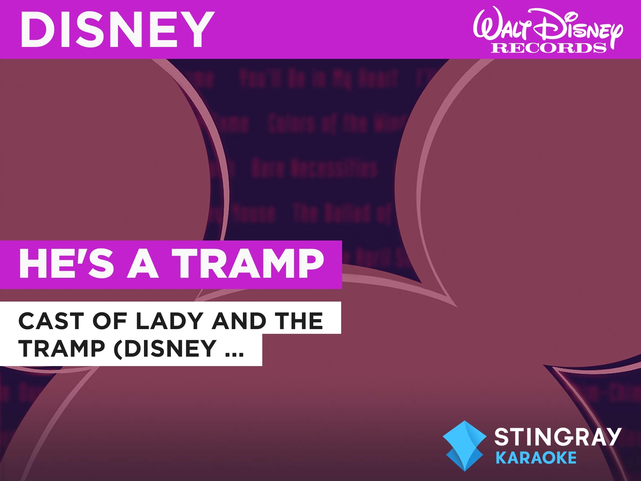 Prime Video: He's A Tramp in the Style of Cast of Lady and The Tramp ...