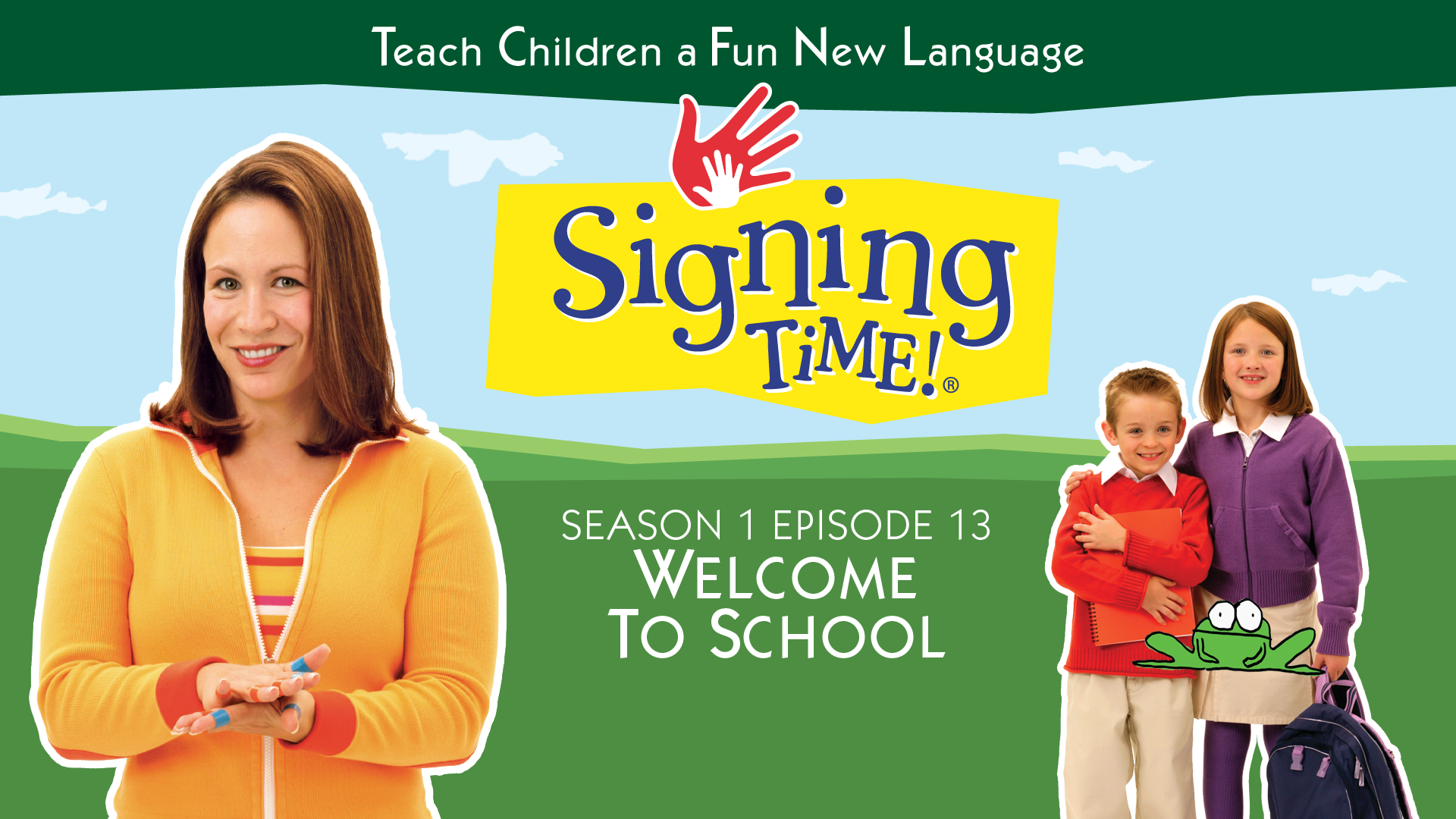 Amazon.com: Signing Time Season 1 Episode 13: Welcome to School ...