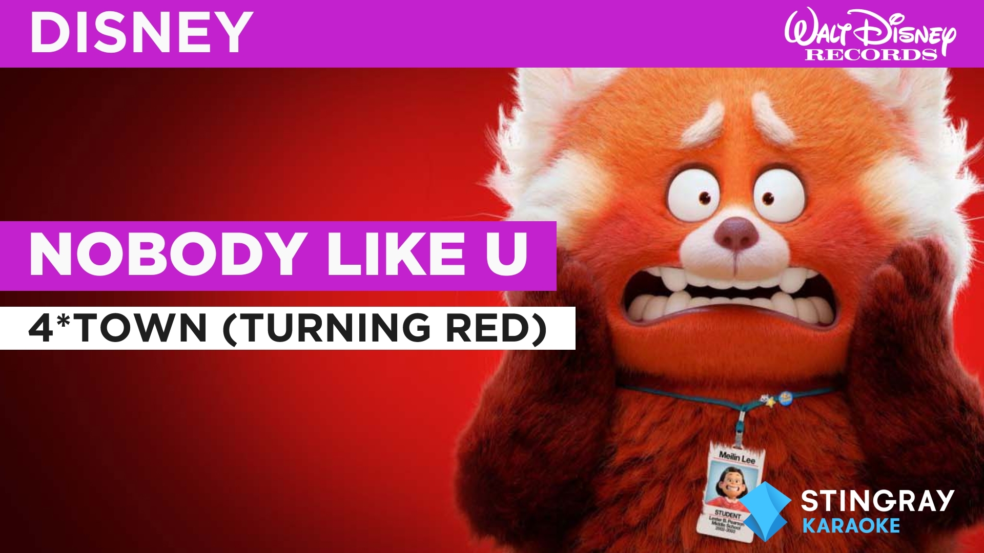 Prime Video: Nobody Like U in the Style of 4*Town (Turning Red)