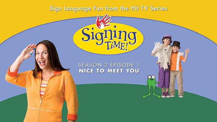 Amazon.com: Signing Time Season 2 Episode 1: Nice To Meet You : Rachel ...