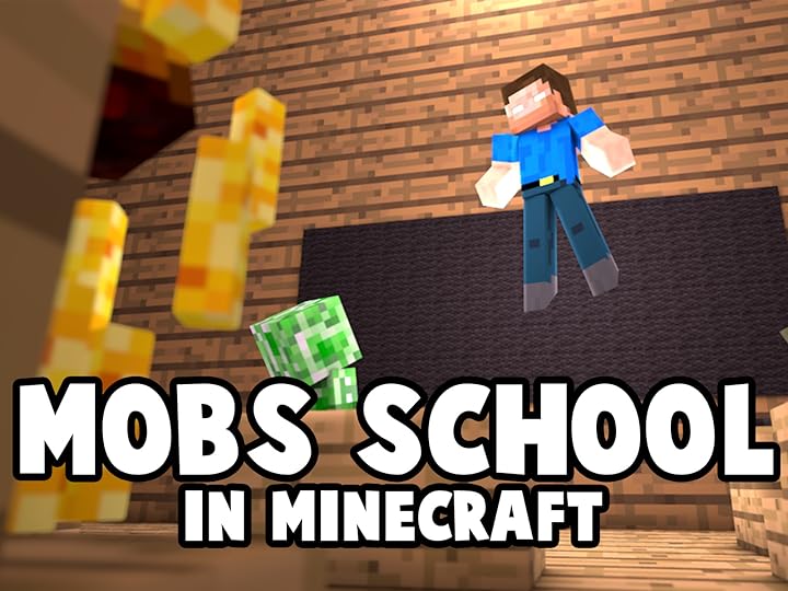 Amazon.com: Clip: Mobs School in Minecraft : Pusic Entertainment: Prime ...