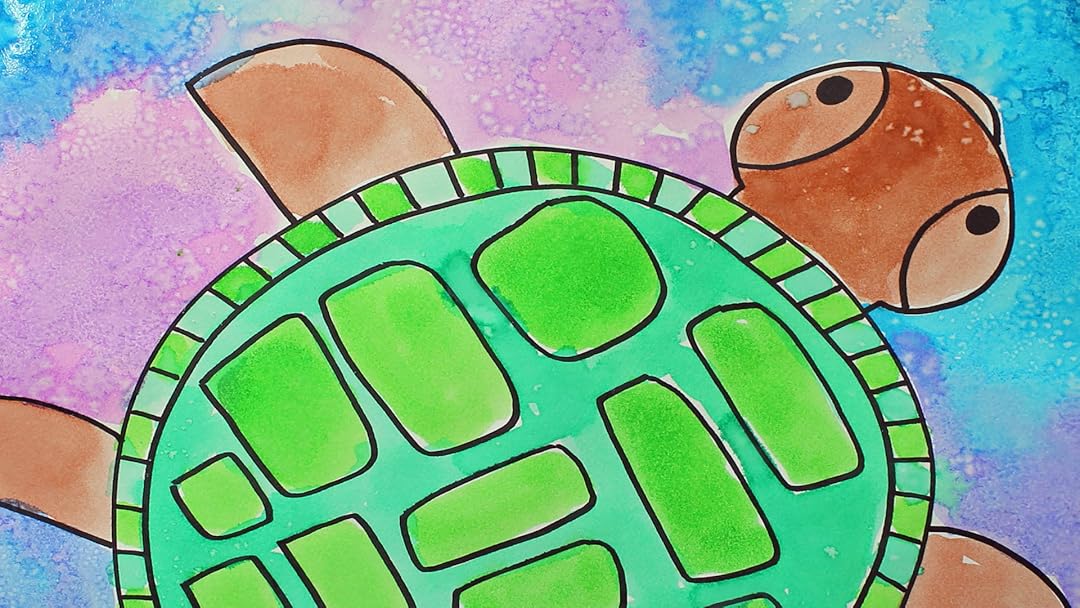 Amazon.com: Drawing and Watercolor Painting a Sea Turtle : Em Winn ...