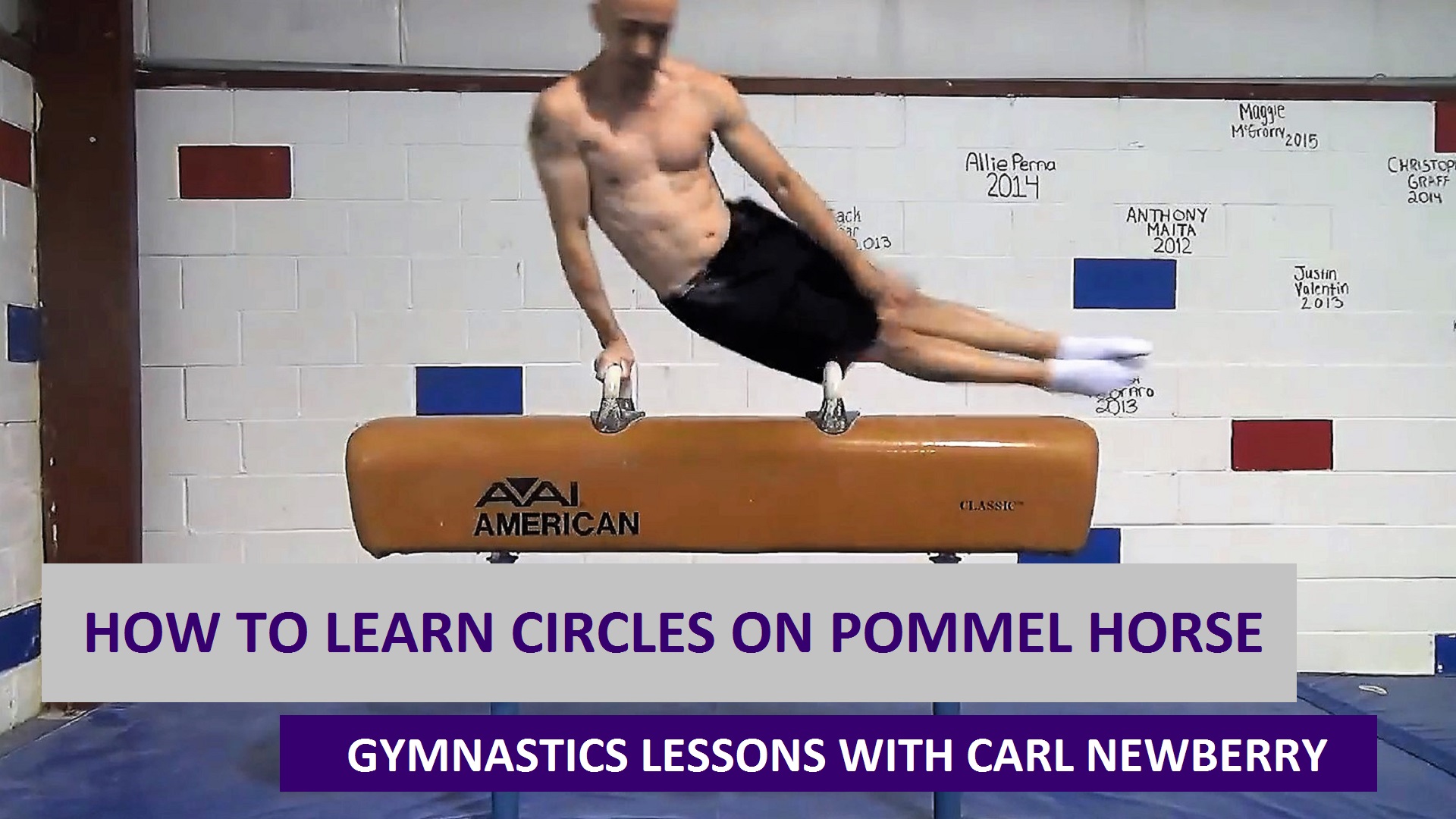Watch How to Learn Circles on Pommel Horse - Gymnastics Lessons with ...