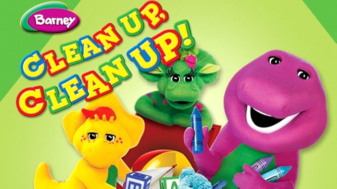 Clean Up Time Barney