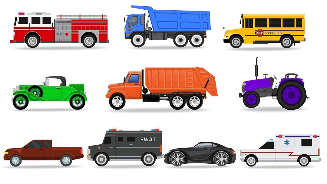 Watch Learning Street Vehicles Names and Colors for Kids | Prime Video