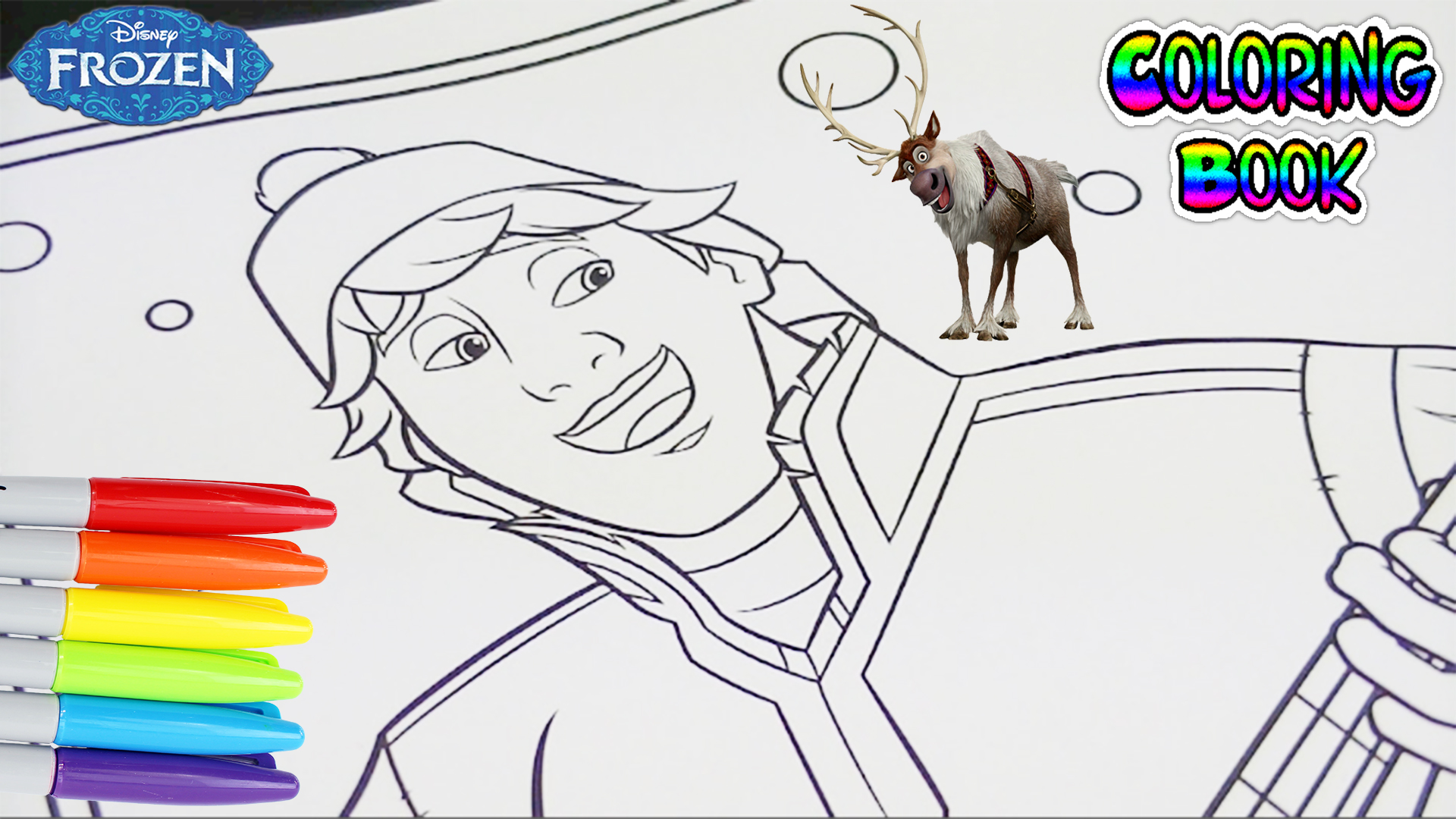 Coloring Pages Of Frozen Sven Video