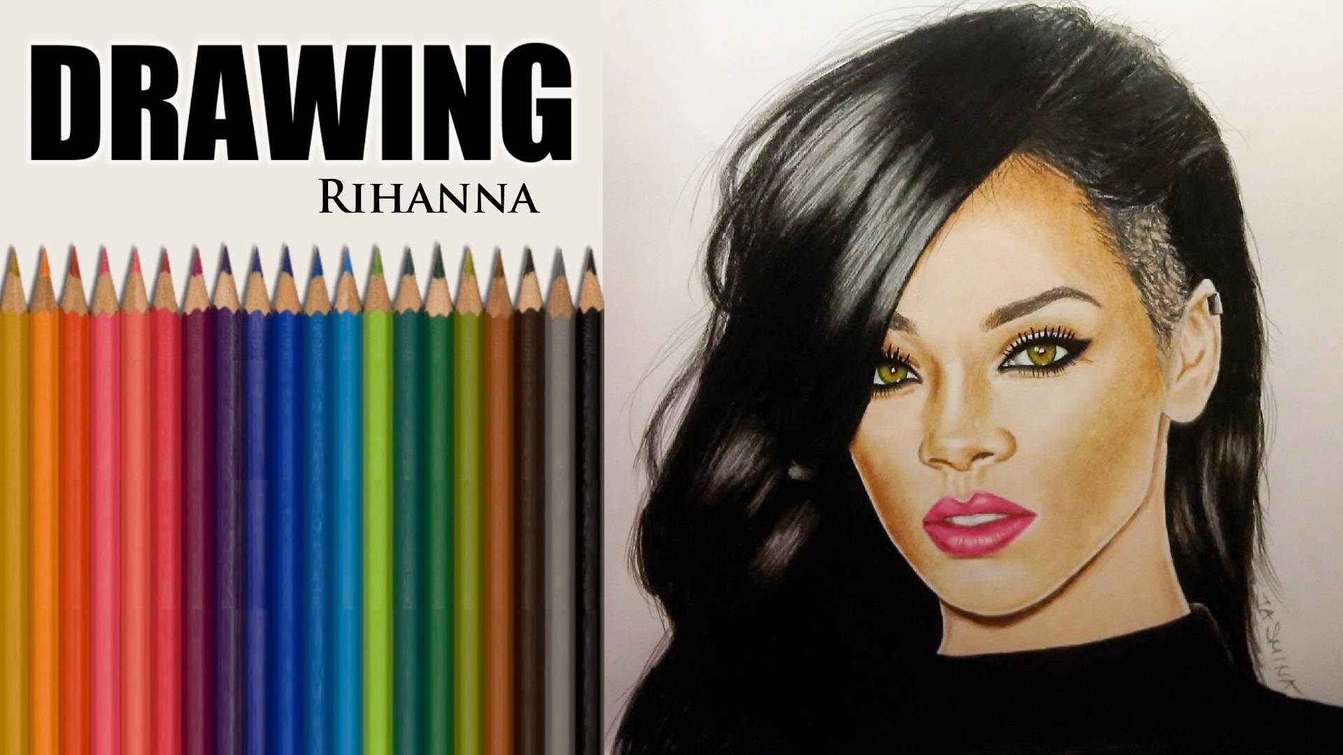 Pencil Drawings Of Rihanna