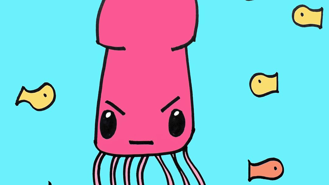 Amazon.com: How to Draw an Angry Squid: Drawing Video for Kids : Em ...