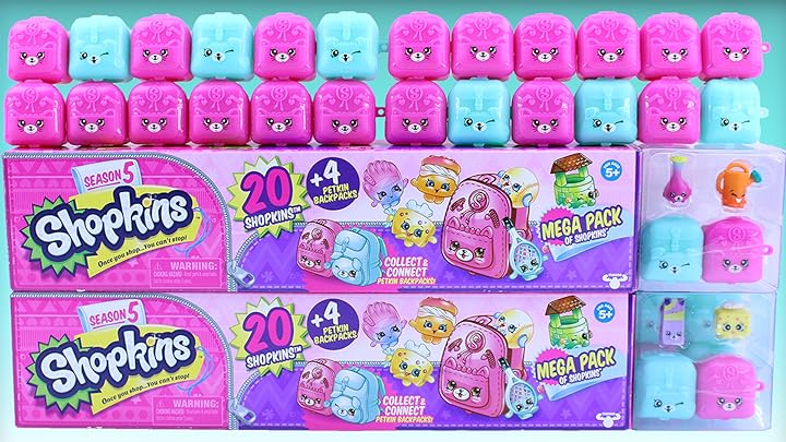 Amazon.com: Shopkins Season 5 MEGA Packs Unboxing! : Kathy, Jason ...