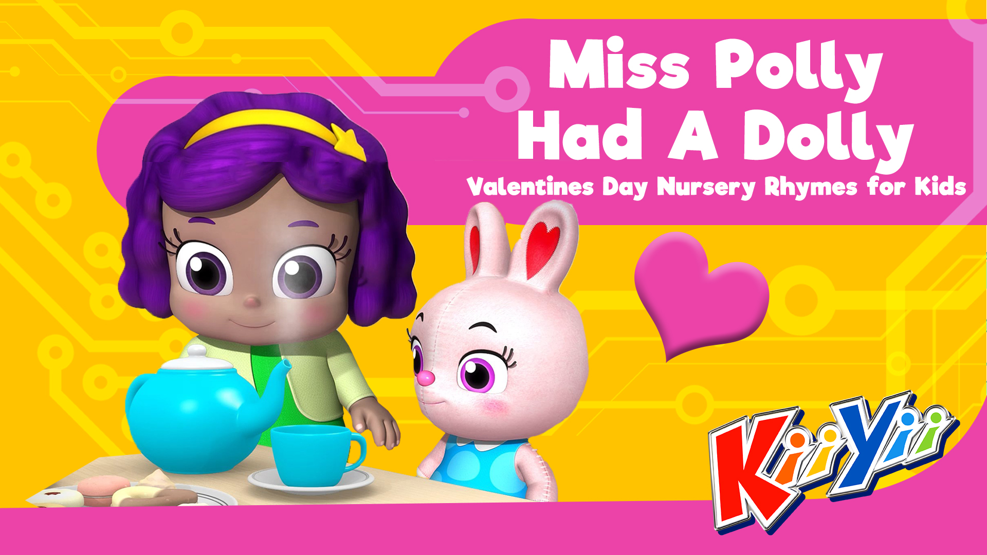 Amazon.com: KiiYii - Miss Polly Had A Dolly - Valentines Day Nursery ...