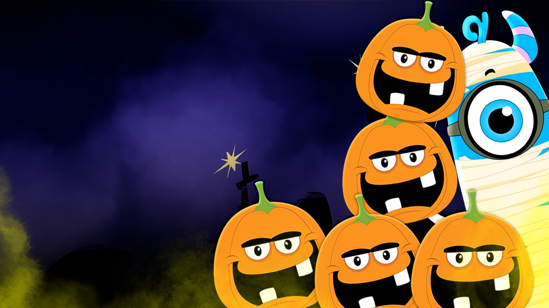Watch Five Little Pumpkins and Halloween Songs For Kids - Coco Beats ...
