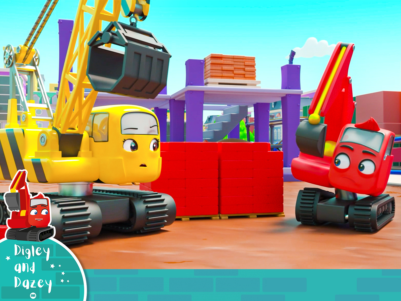 Prime Video: Digley & Dazey - Vehicle Cartoons for Kids (Made by Little ...