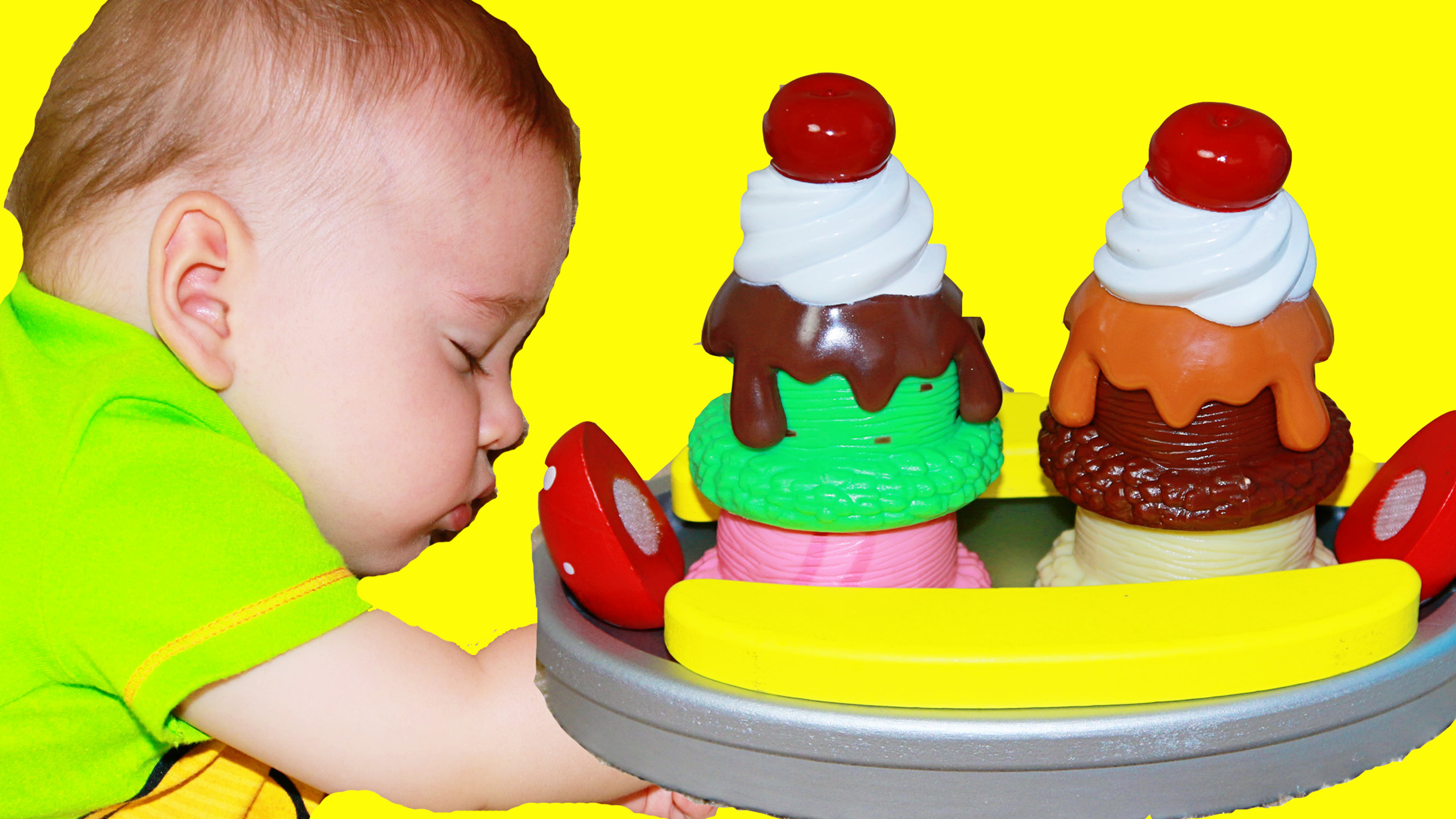 Amazon.com: ICE CREAM CART Toy ~ Baby Cooking ~ Baby Making & Eating ...