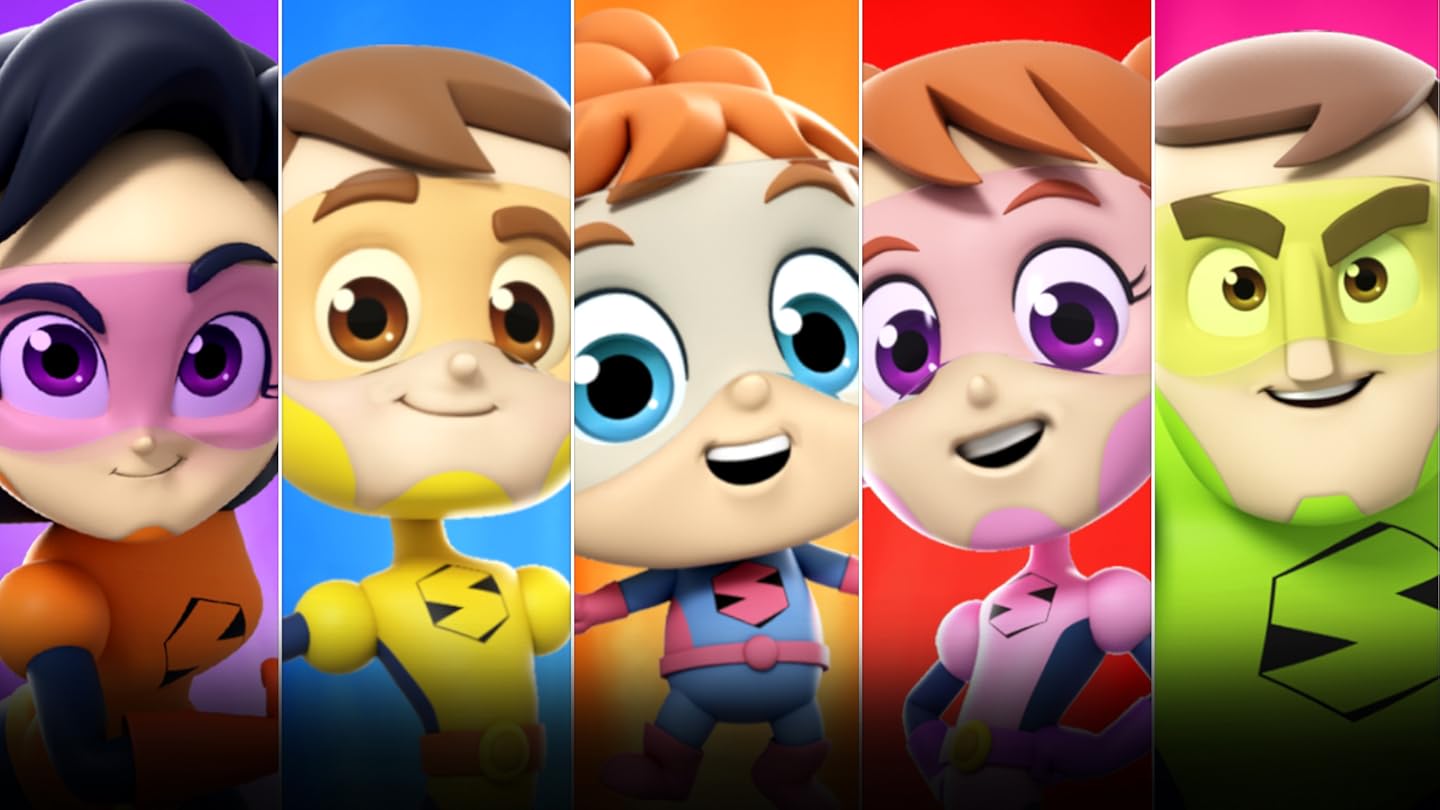 Watch Super Supremes Nursery Rhymes & Kids Songs Non Stop | Prime Video