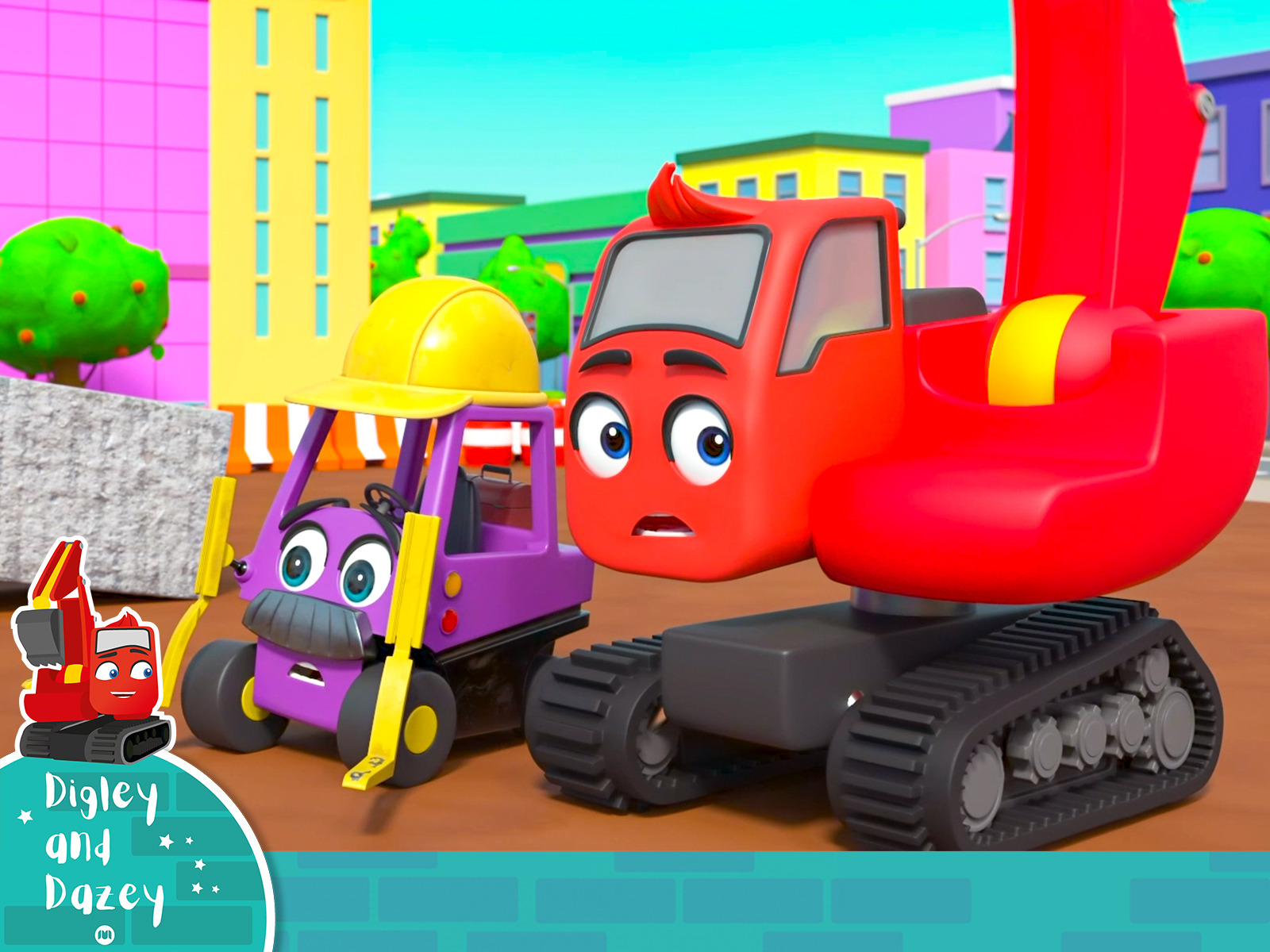 Prime Video: Digley & Dazey - Vehicle Cartoons for Kids (Made by Little ...