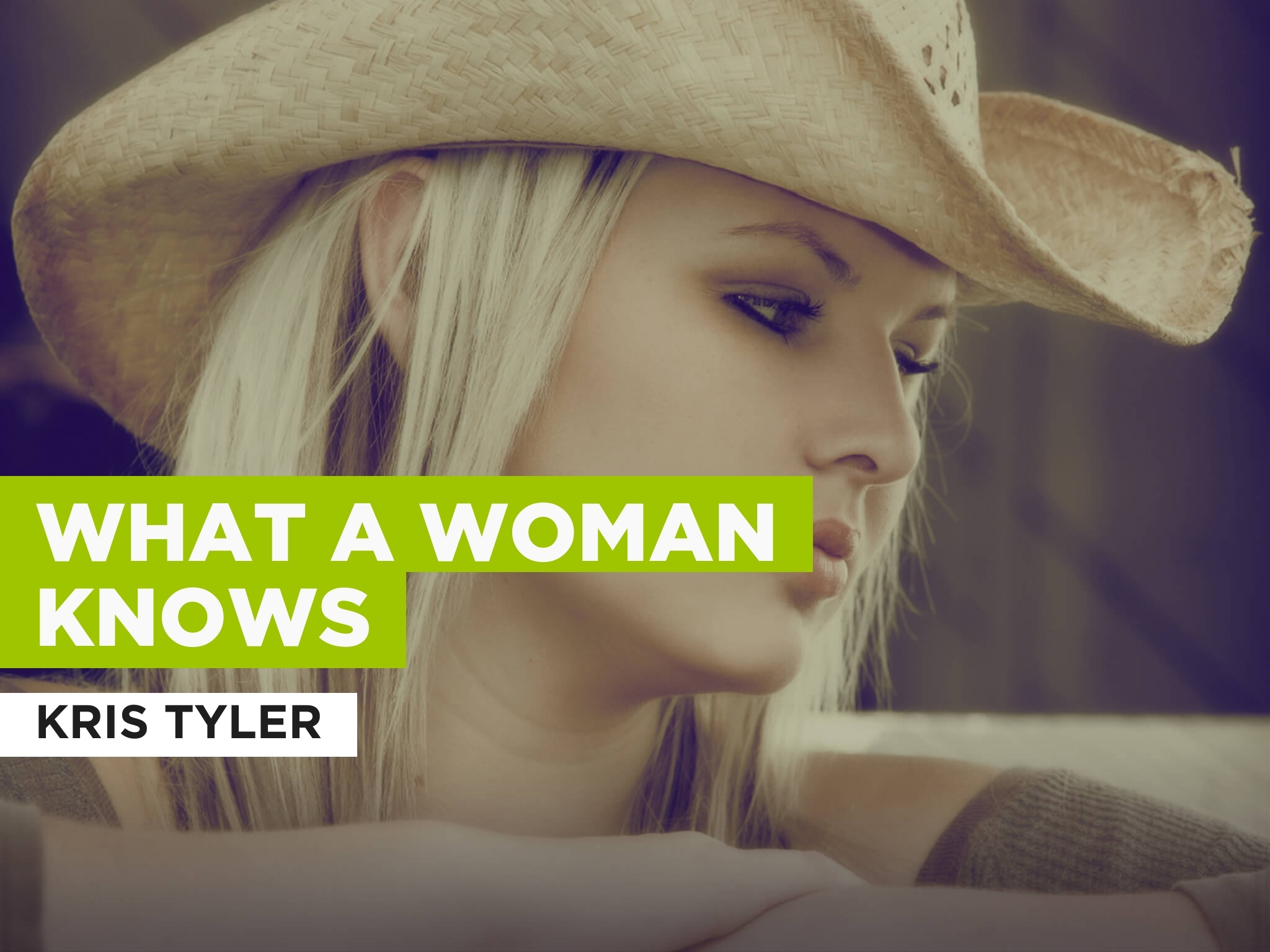 Prime Video: What A Woman Knows in the Style of Kris Tyler