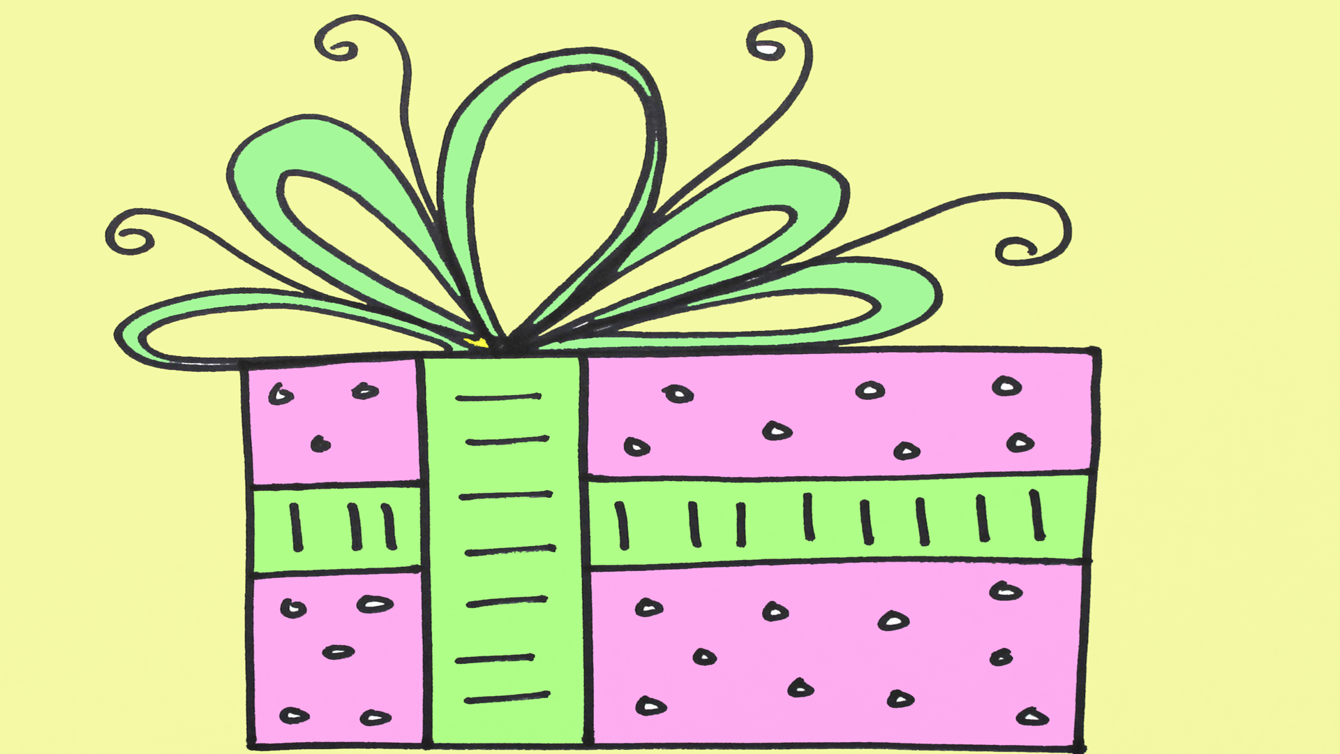 How To Draw A Birthday Present