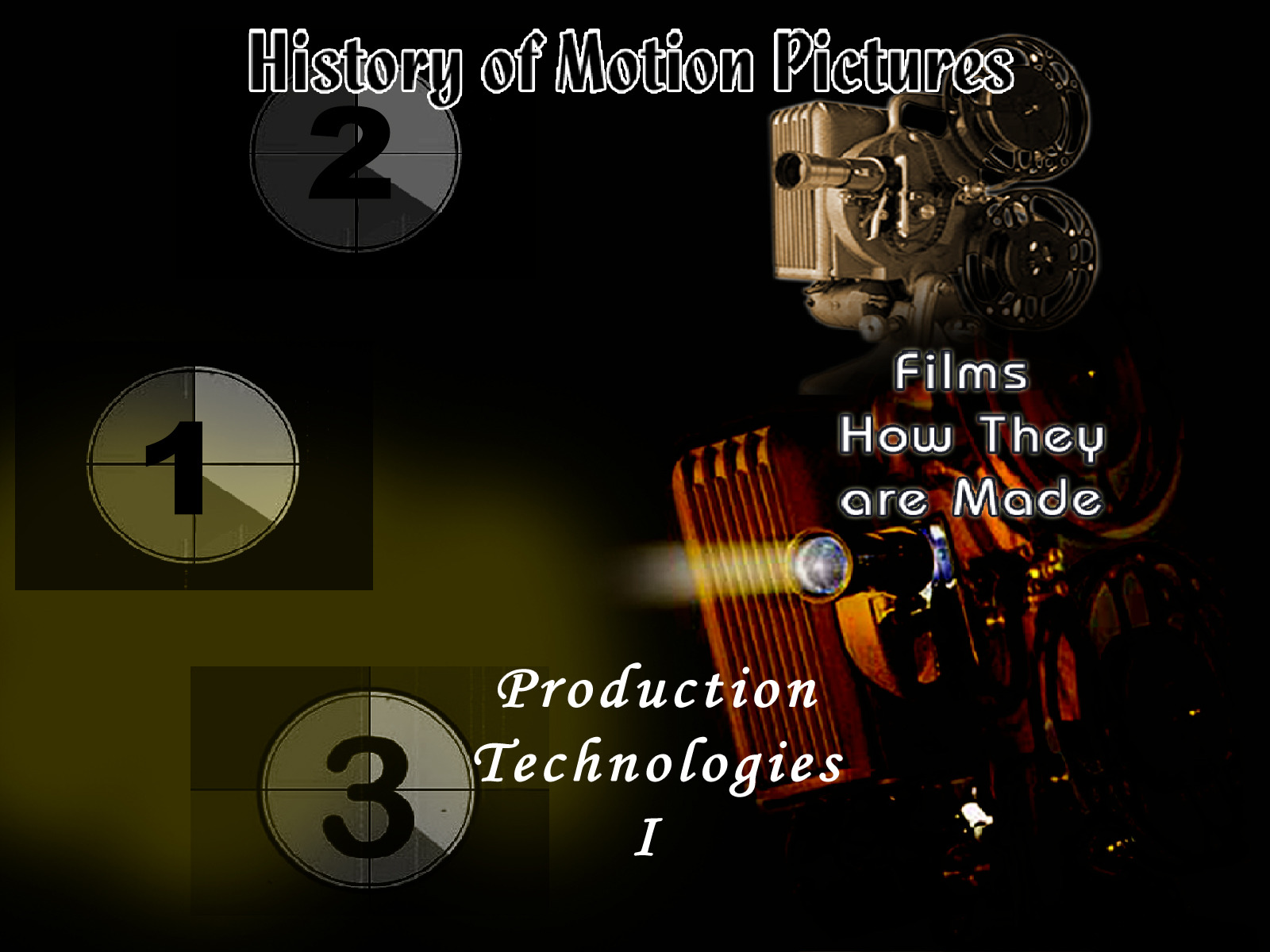 Prime Video: History of Motion Pictures