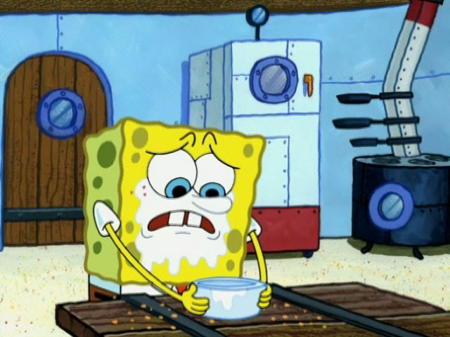 Spongebob Eating Breakfast