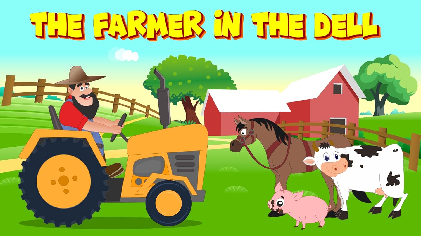 Amazon.com: The Farmer In The Dell - Nursery Rhyme For Kids : Kids 1st ...
