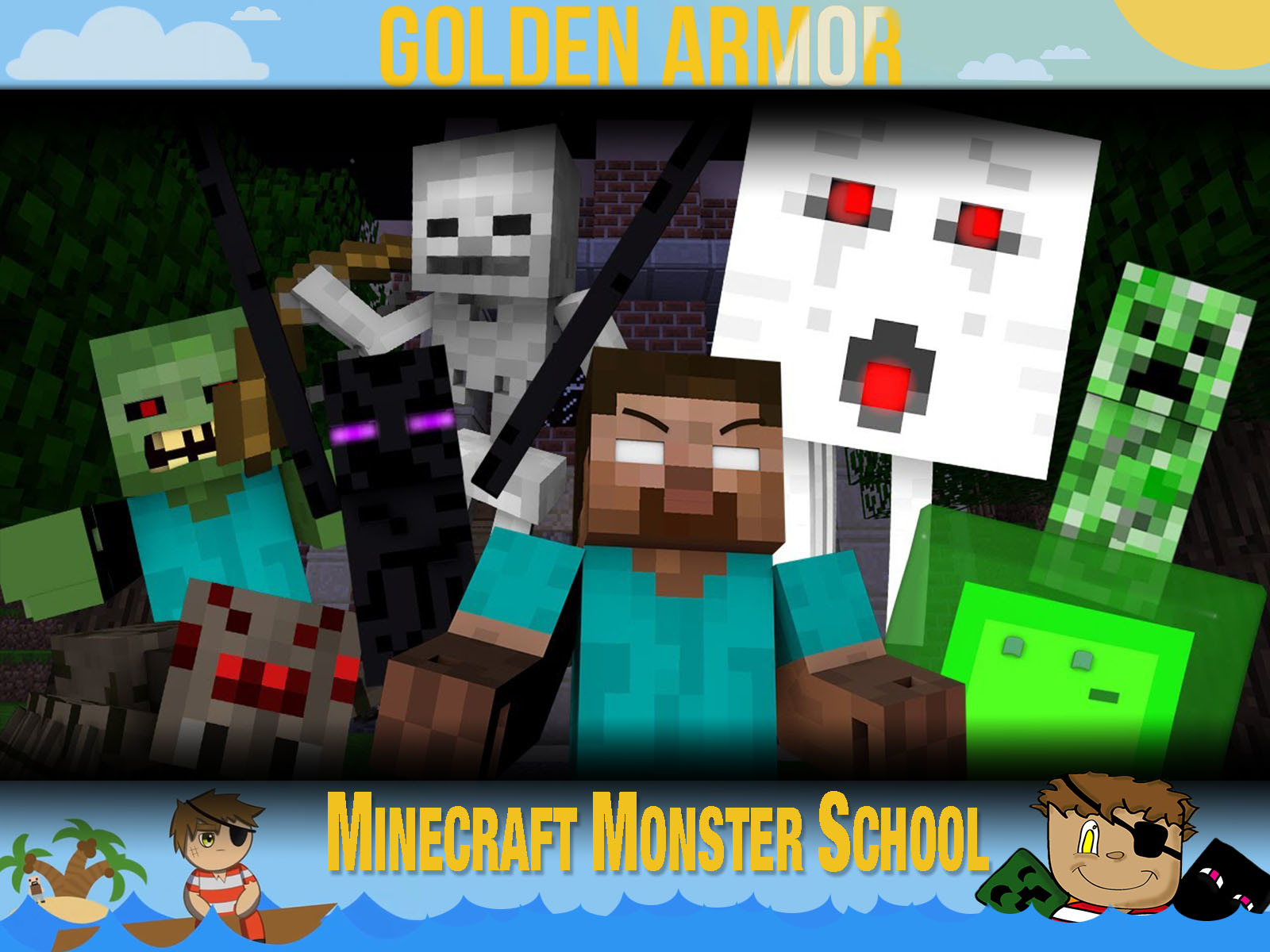 Minecraft Wallpaper Monsters